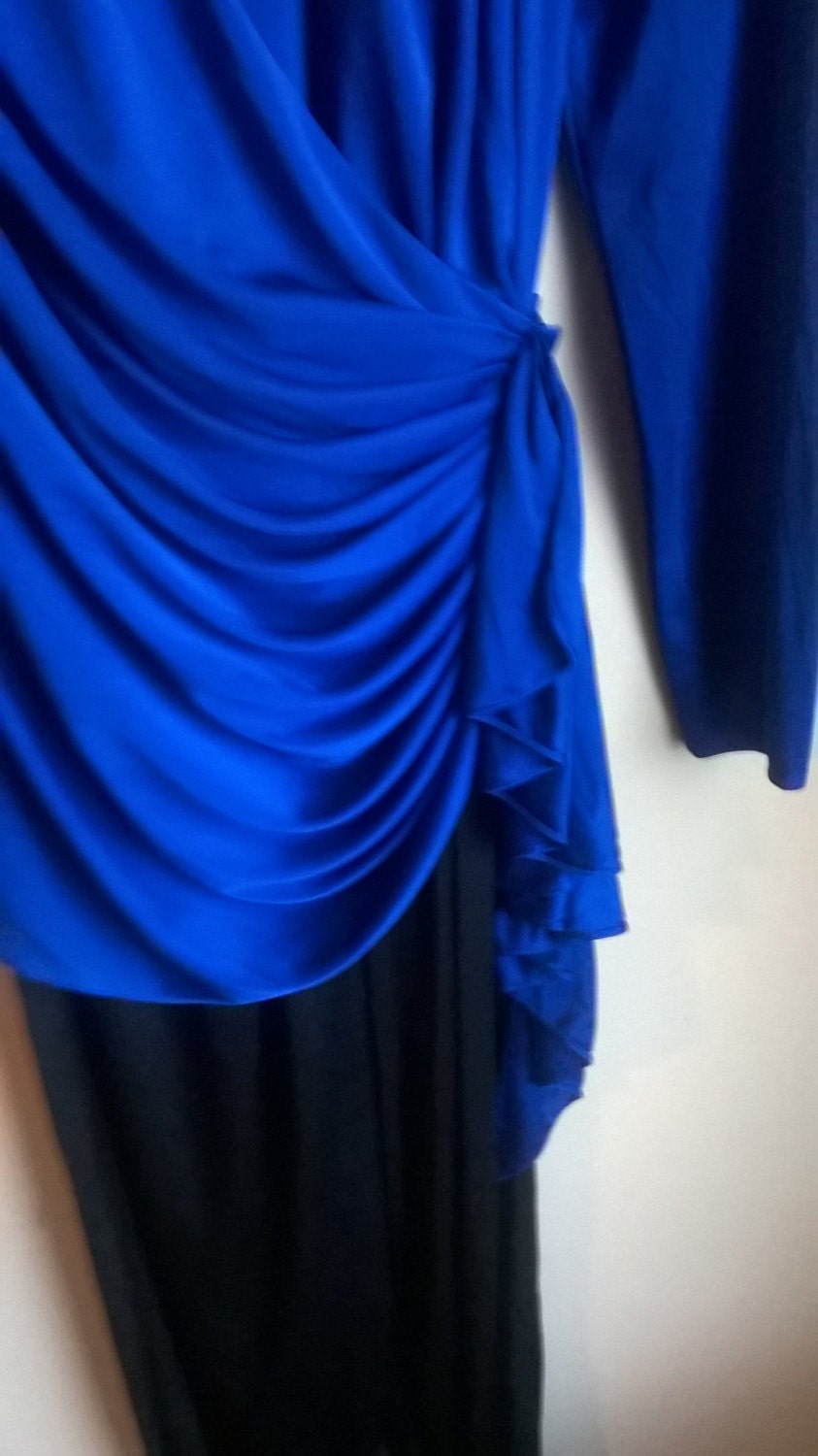 Vintage Blue Colorblock Jump Suit | Shop THRILLING