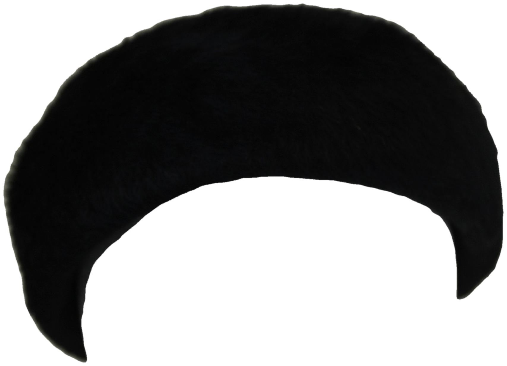 Vintage 50's Elegant Black Fur Capulet Style Hat with Bow by Mystere ...