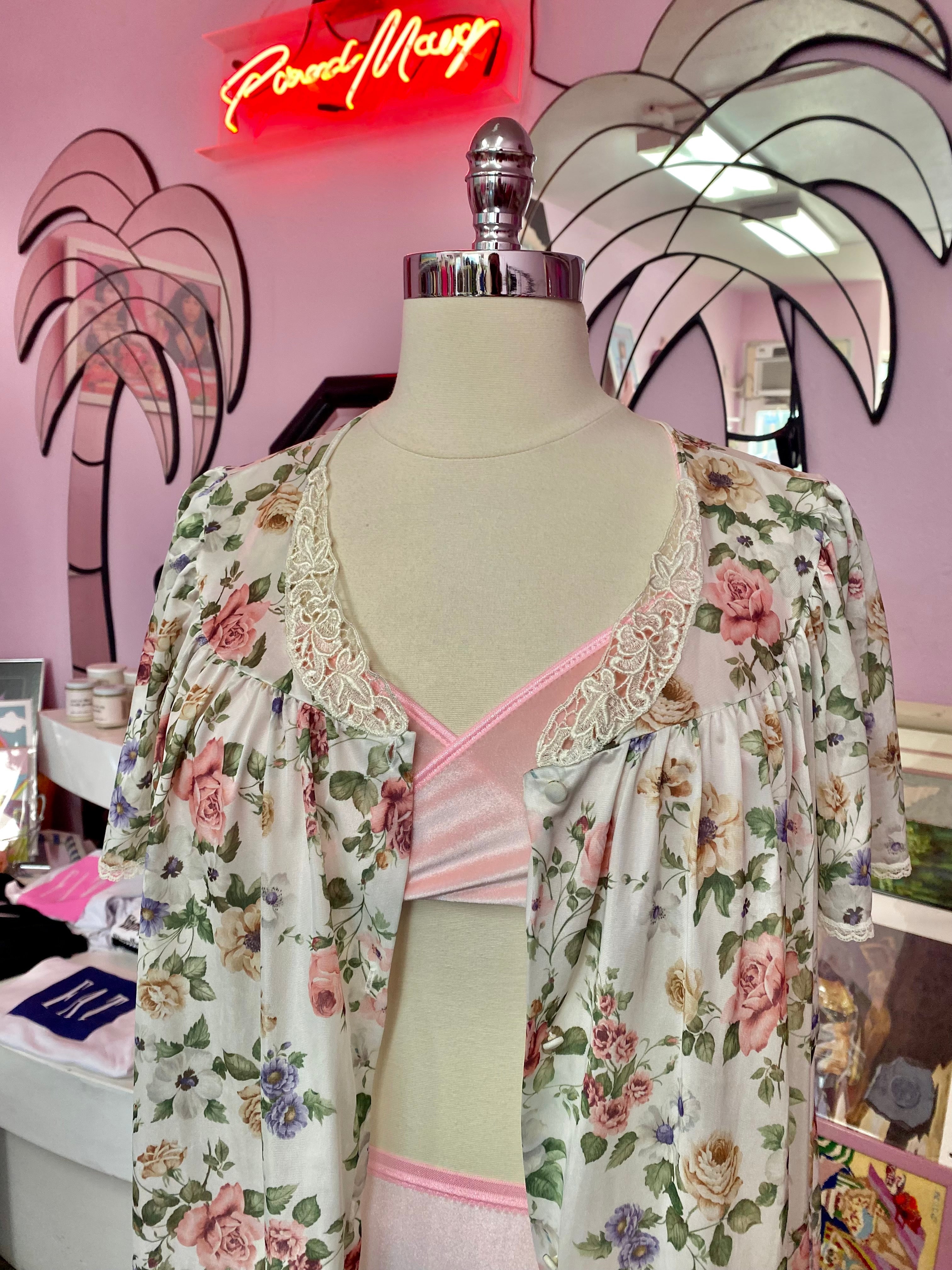 Vintage 90s Soft Floral Cover Up by Vanity Fair | Shop THRILLING