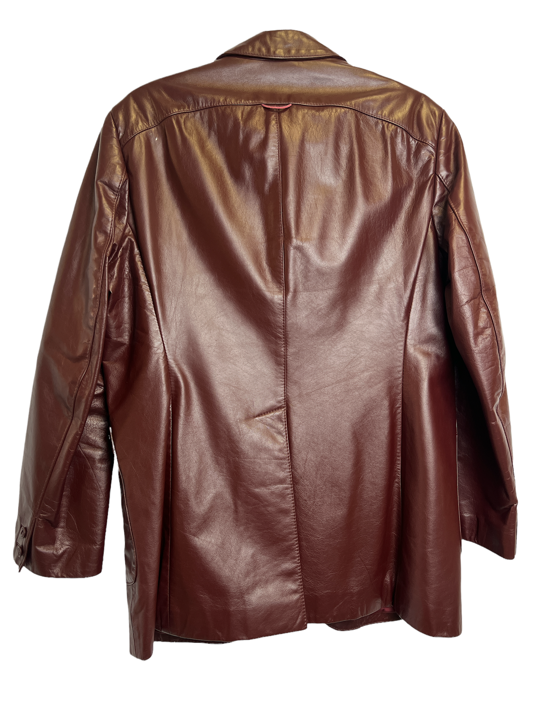 Vintage Jacket Leather- Red- Etienne Aigner by Etienne Aigner | Shop ...