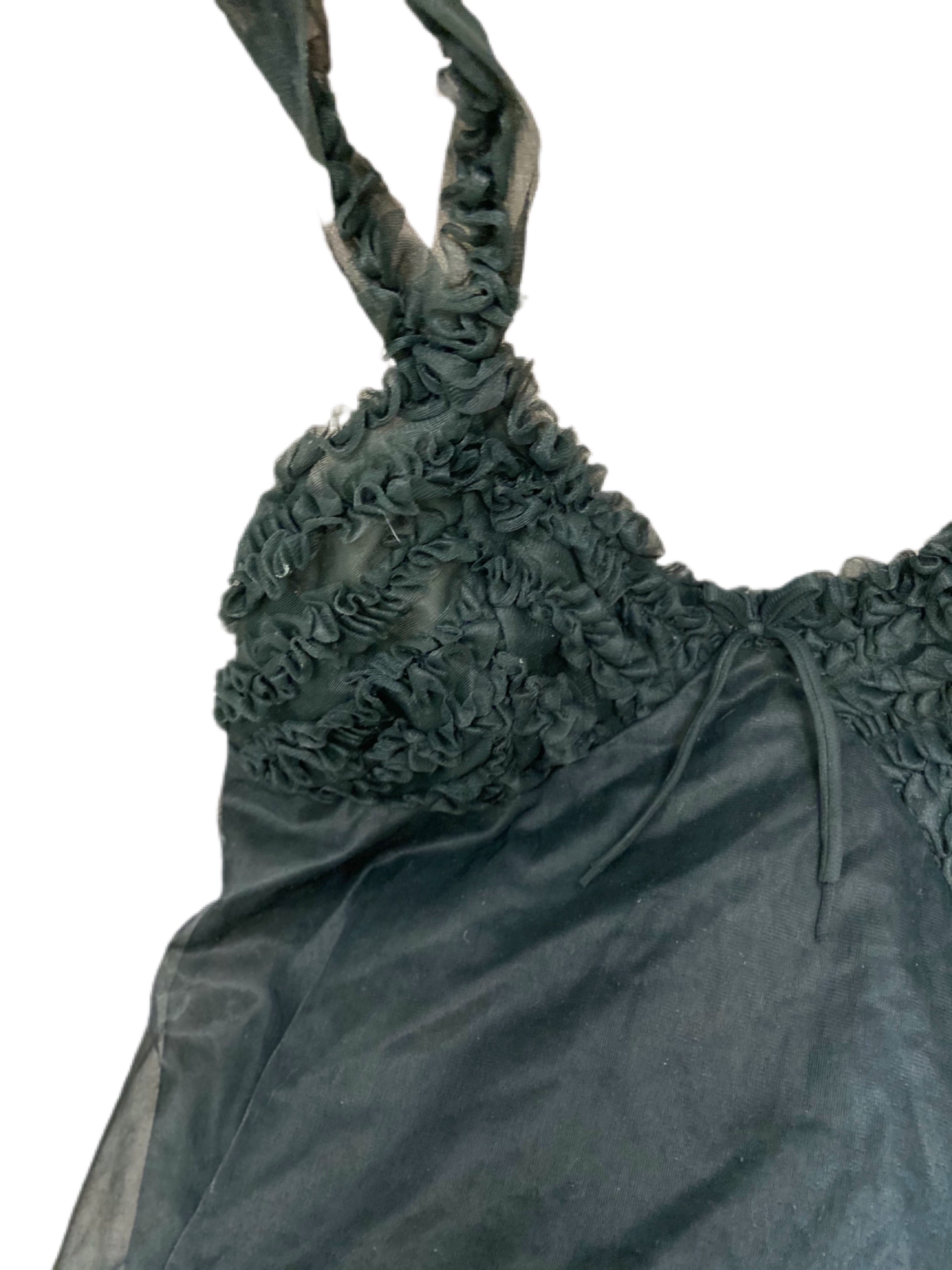 Vintage Sheer Black Teddy | Shop THRILLING