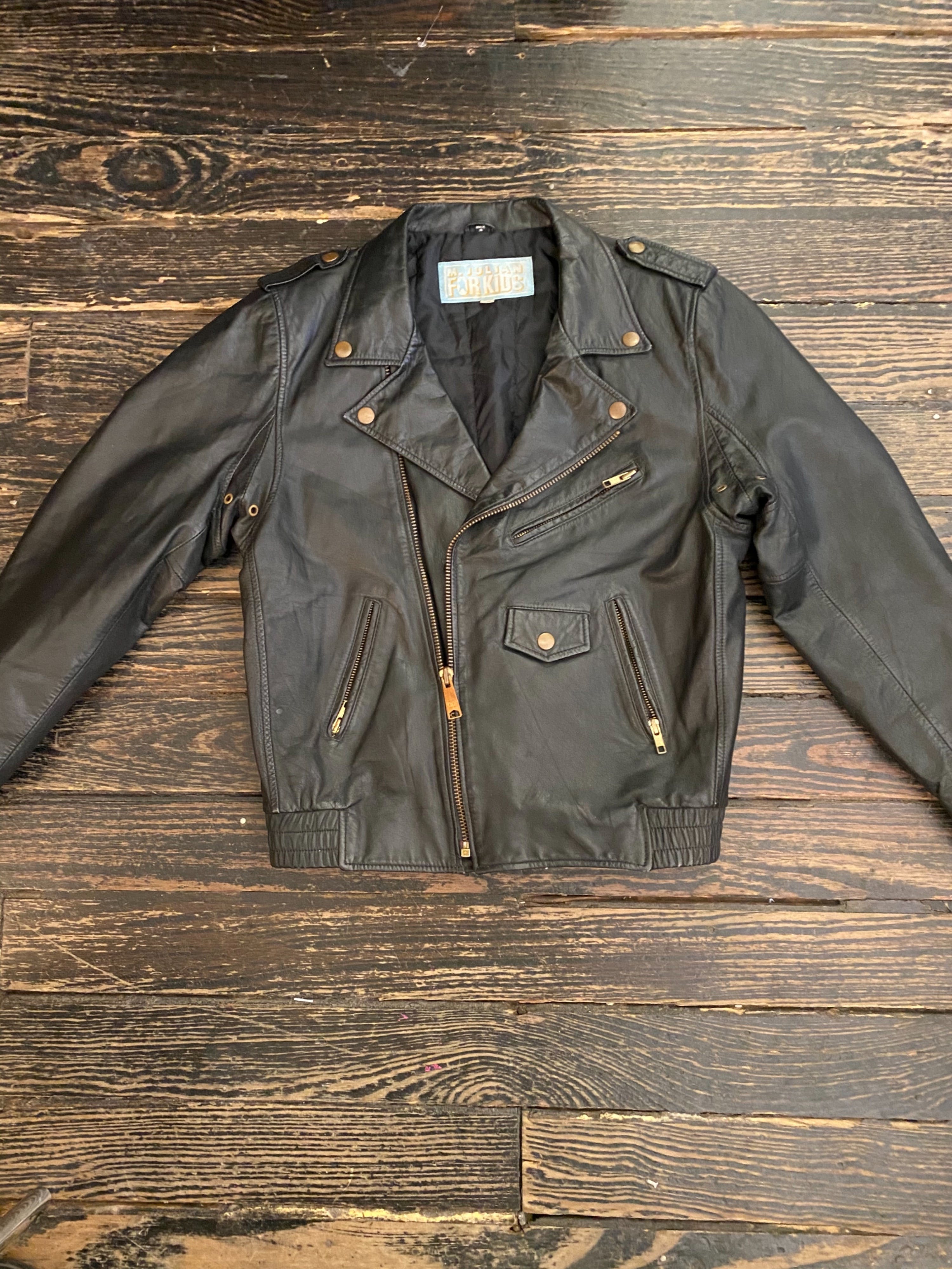 Vintage Black Leather Ryders Jacket | Shop THRILLING