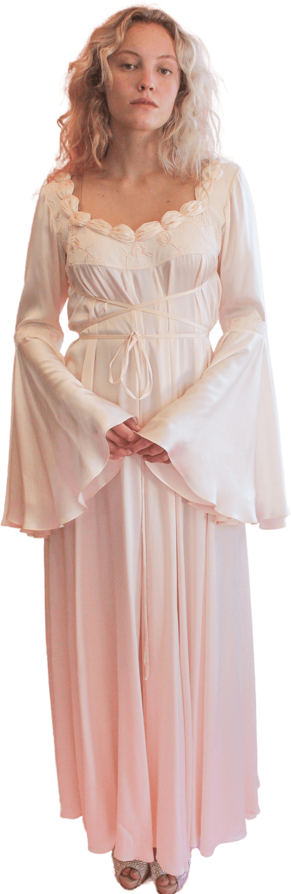 Vintage Pale Pink Rosebud Gown by Jane Booke | Shop THRILLING