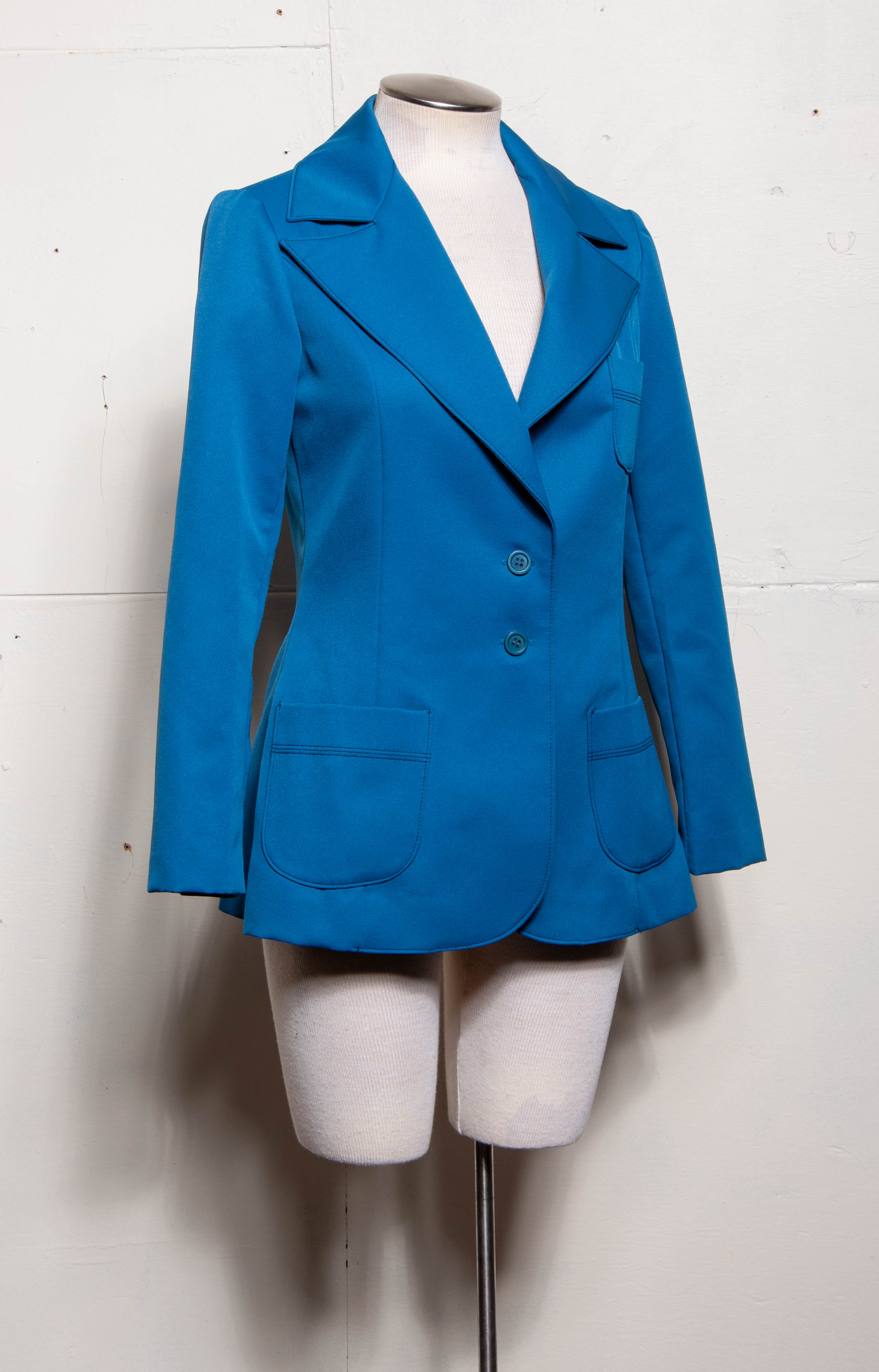 70s 3 Pocket Bright Blue Vintage Blazer by Bobbie Brooks | Shop THRILLING