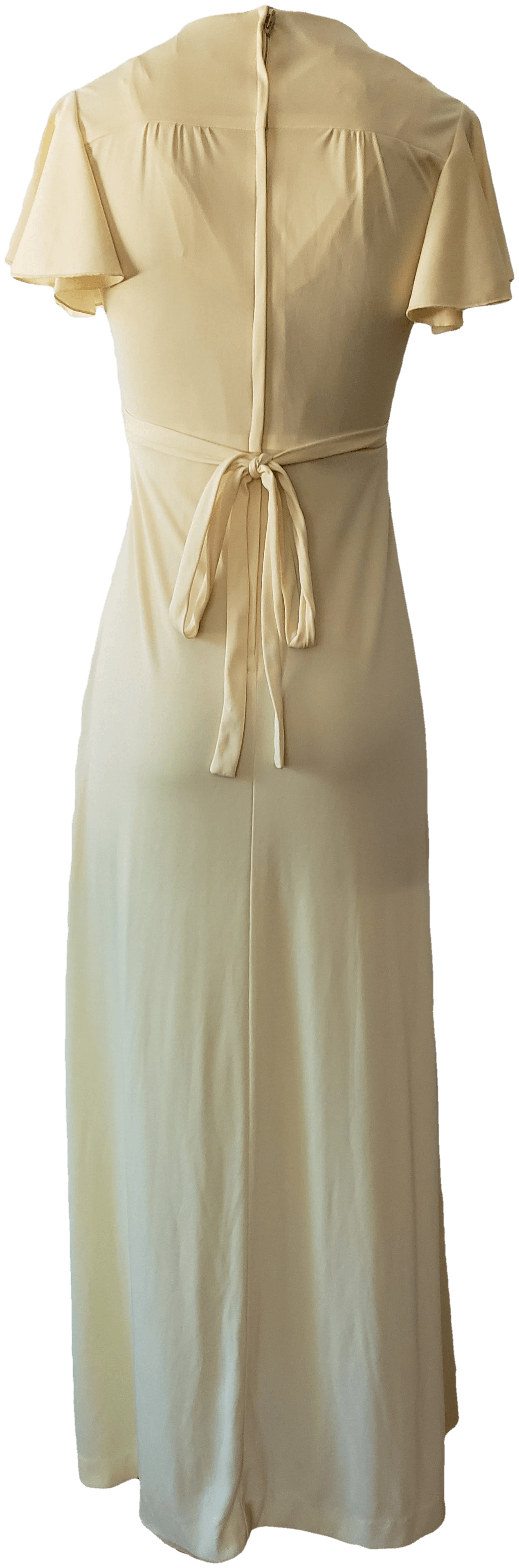 Vintage Light Yellow Maxi Swing Dress by Young Reflections | Shop THRILLING