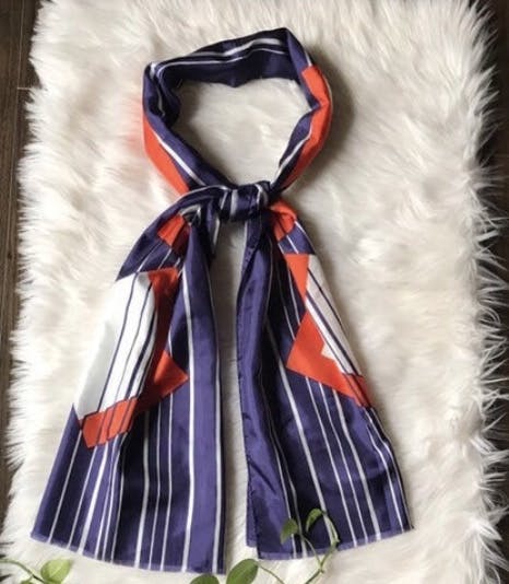 Vintage 80's Geometric Rectangular Scarf | Shop THRILLING