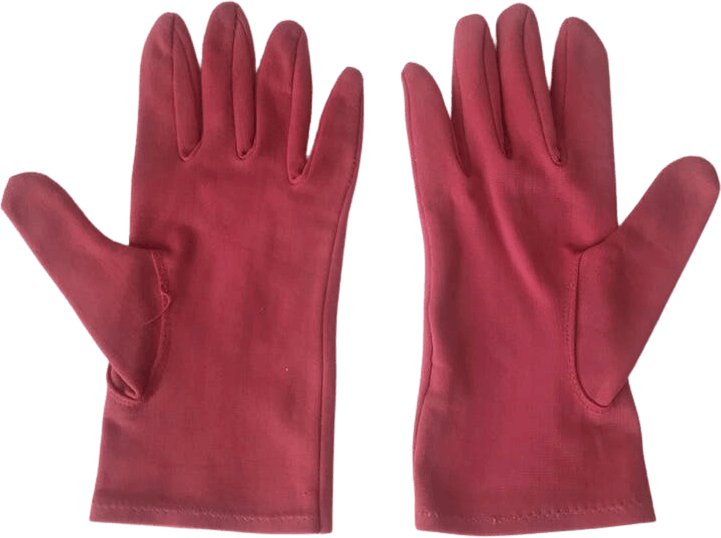 Vintage Magenta Darted Gloves | Shop THRILLING