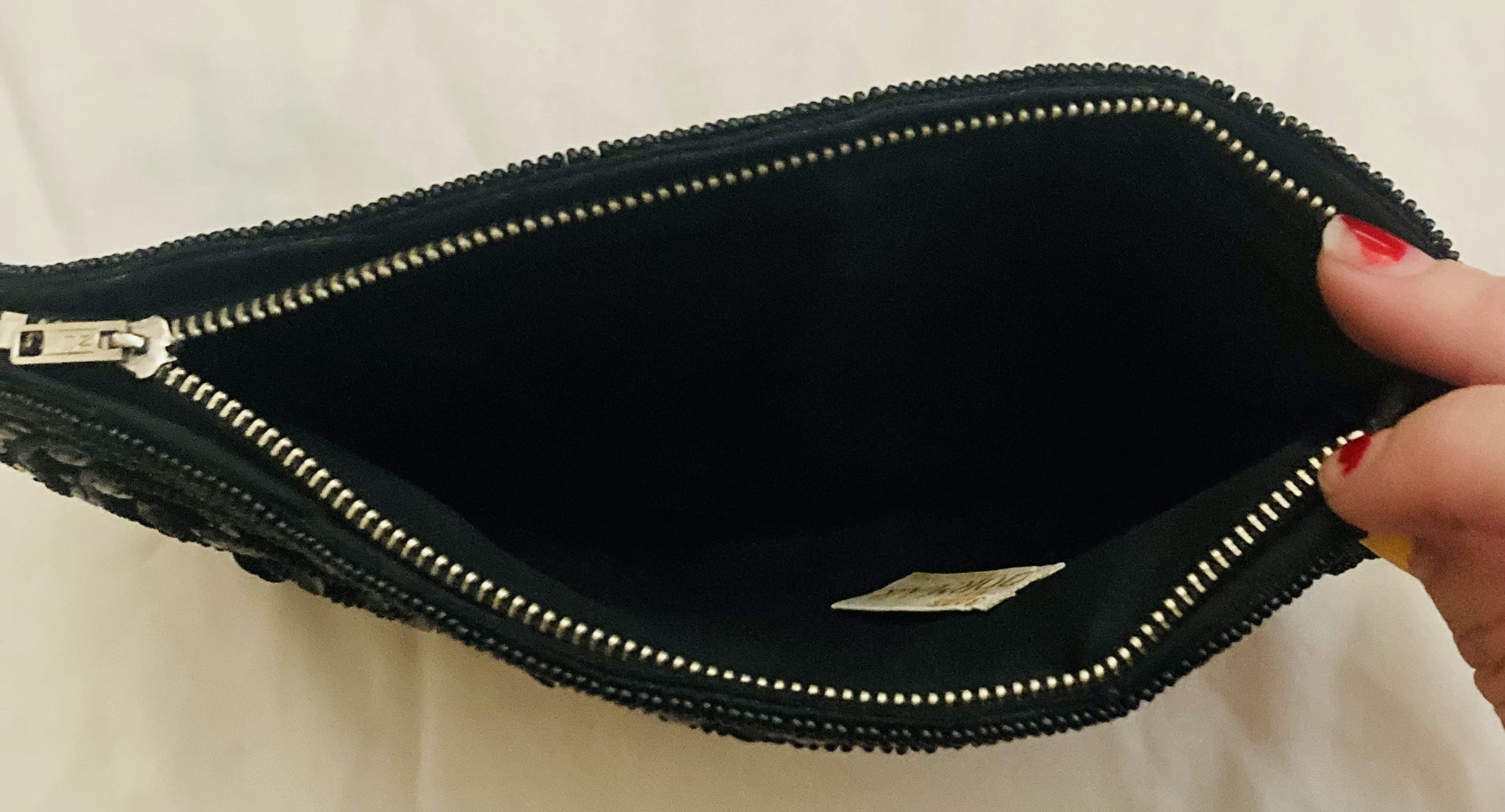 Vintage Black Mini Swirl Sequin Purse by Dormar | Shop THRILLING
