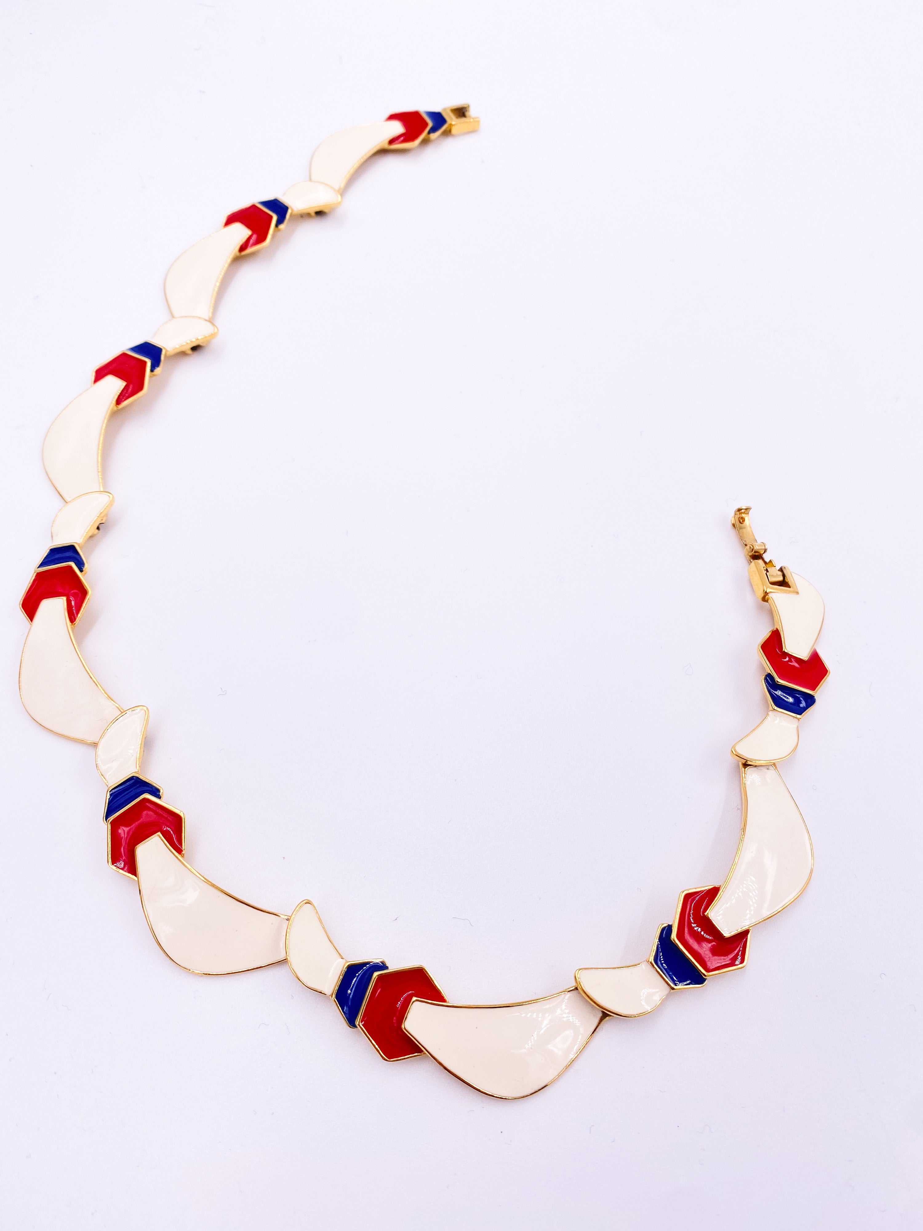 Vintage Monet Enamel Necklace | Shop THRILLING