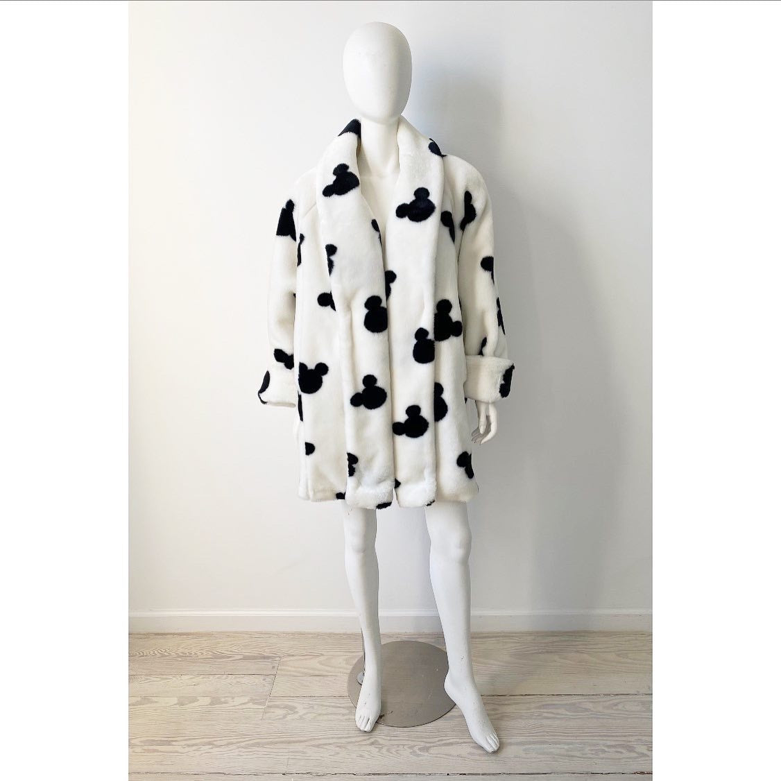 Vintage 80s Mickey Mouse Faux Fur Coat By Disney | Shop THRILLING