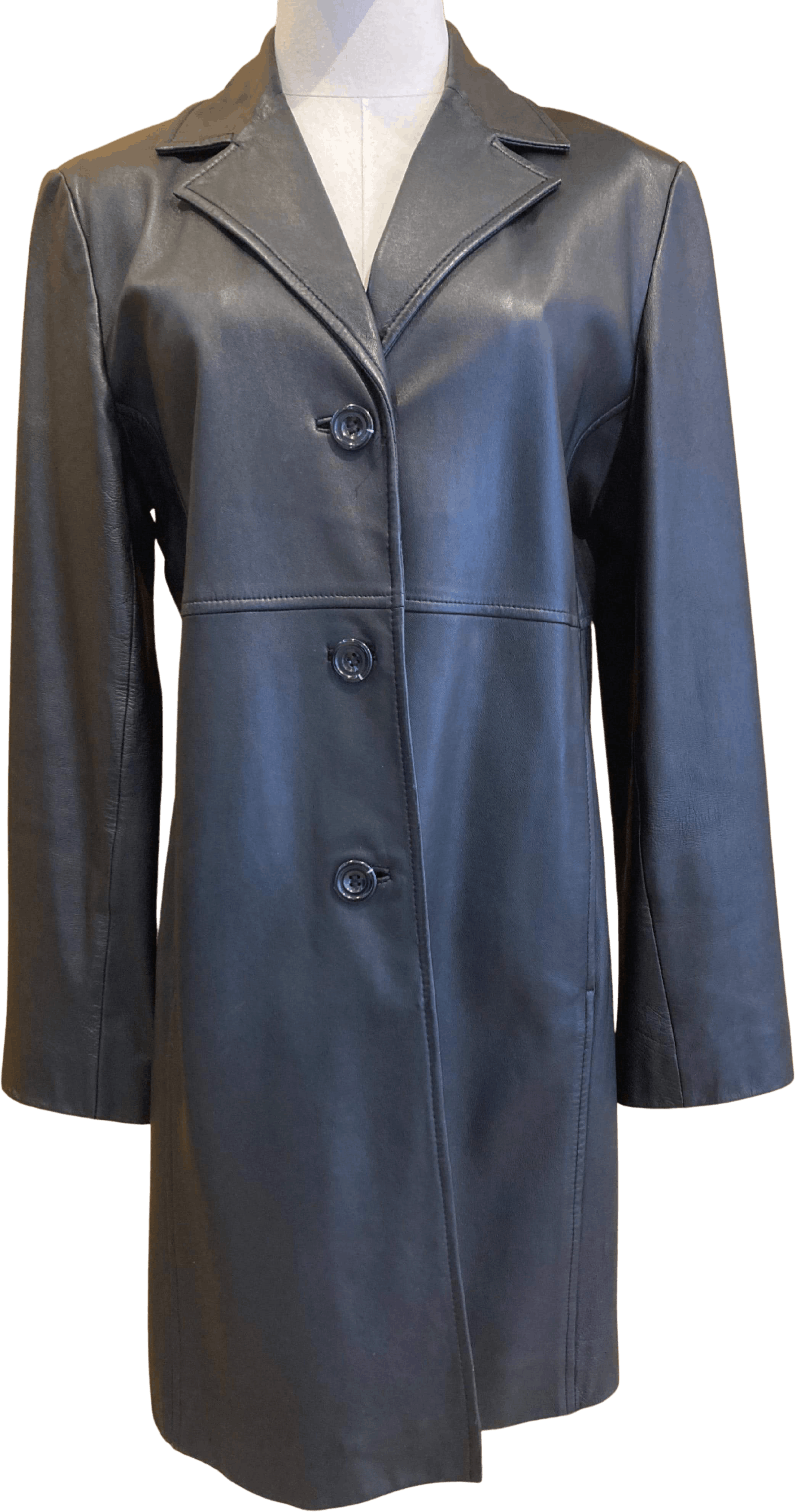 Vintage 90’s Black Leather Jacket by Winlit | Shop THRILLING