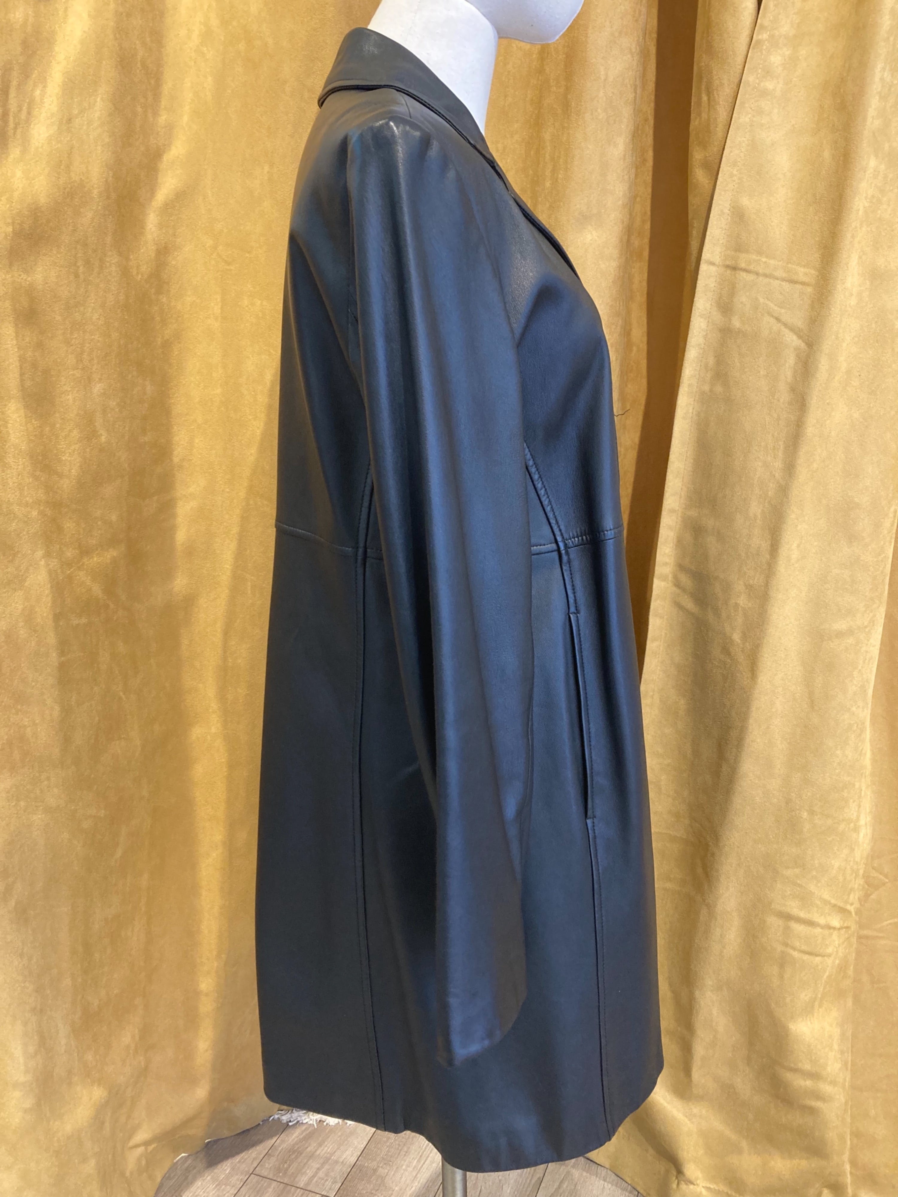 Vintage 90’s Black Leather Jacket by Winlit | Shop THRILLING