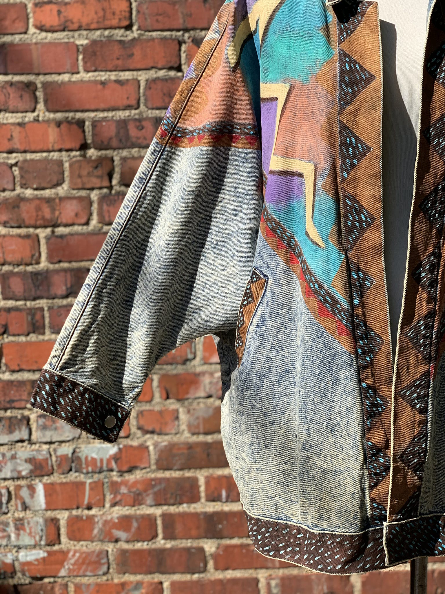 Vintage 80's Hand Painted Denim Jacket | Shop THRILLING