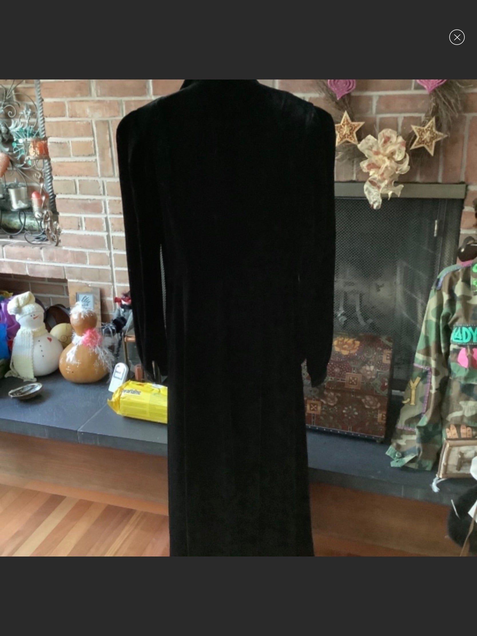 Vintage Velvet Maxi Dress / Duster | Shop THRILLING