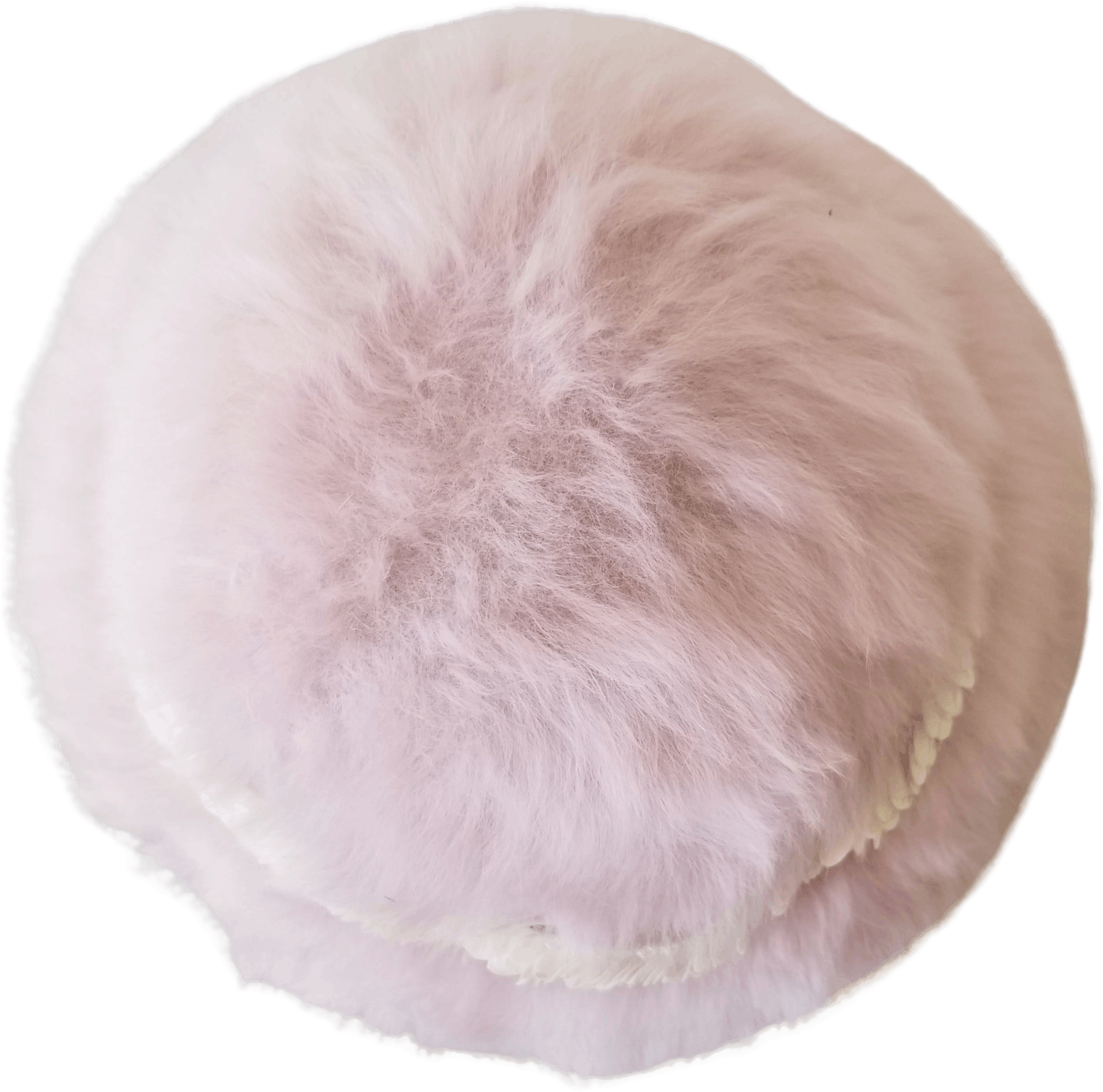 Vintage 50's Pink Fur Hat with White Sequin Belt by Bullocks | Shop ...