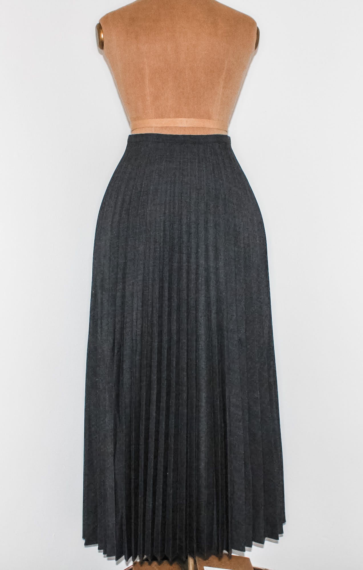 Vintage Pleated Wool Skirt by Drama | Shop THRILLING