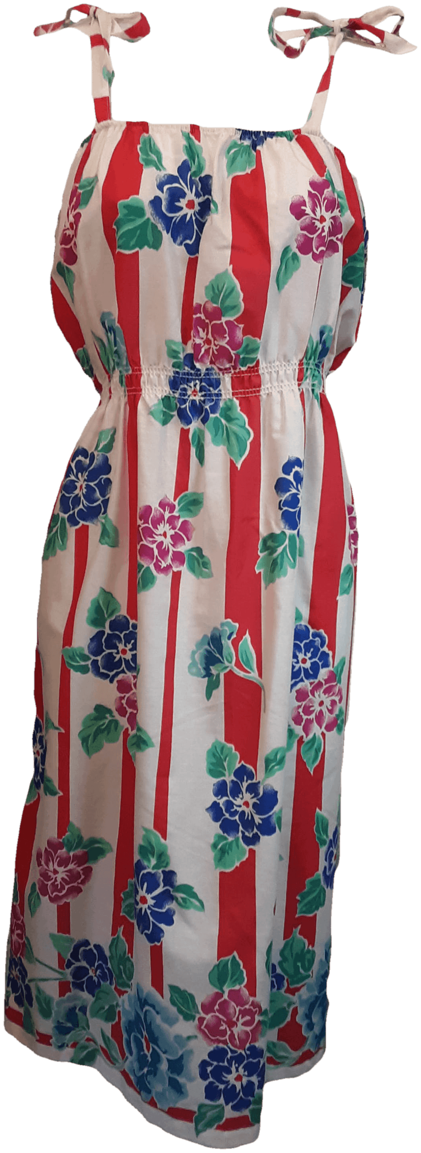 Vintage 70's Tropical Floral Print Sun Dress | Shop THRILLING