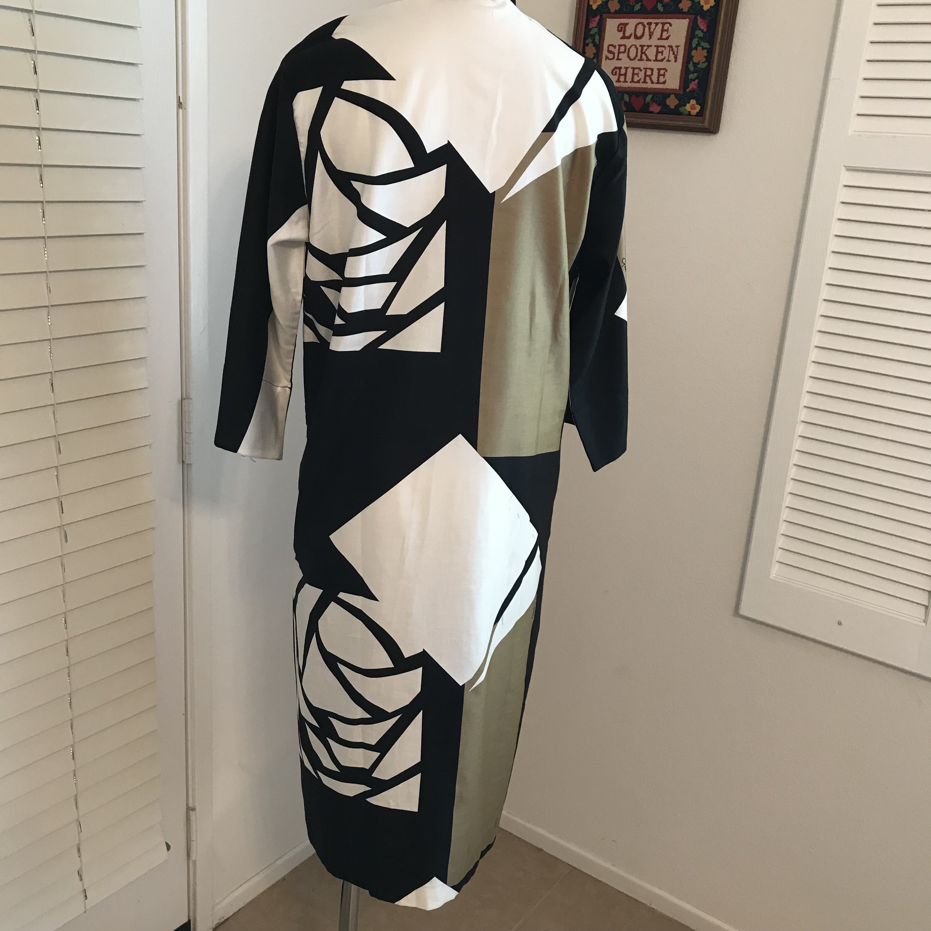 Vintage 60’s Op Art Caftan Dress by Catherine Ogust | Shop THRILLING