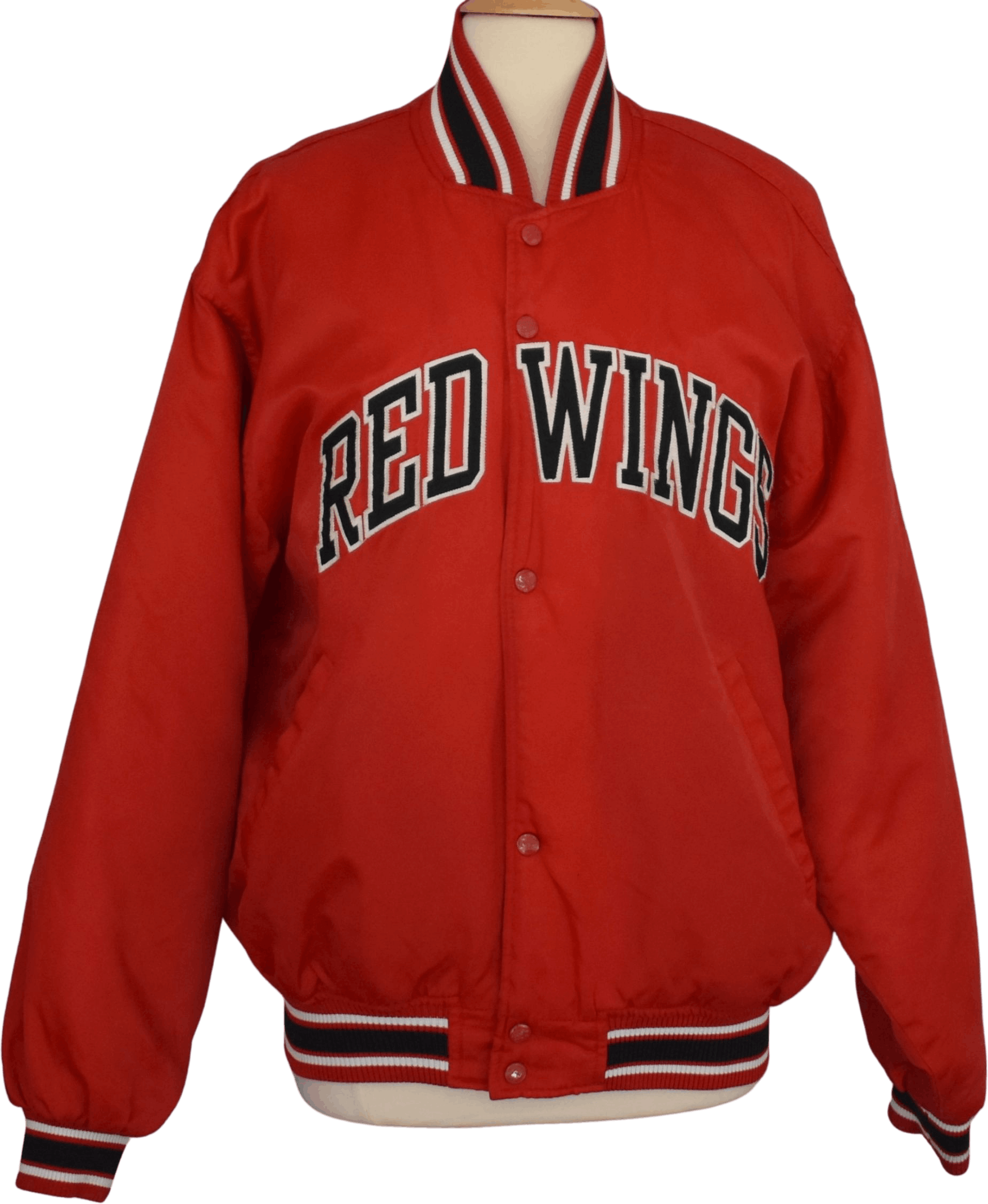 Vintage 80's Detroit Red Wings Satin Jacket by Starter | Shop THRILLING