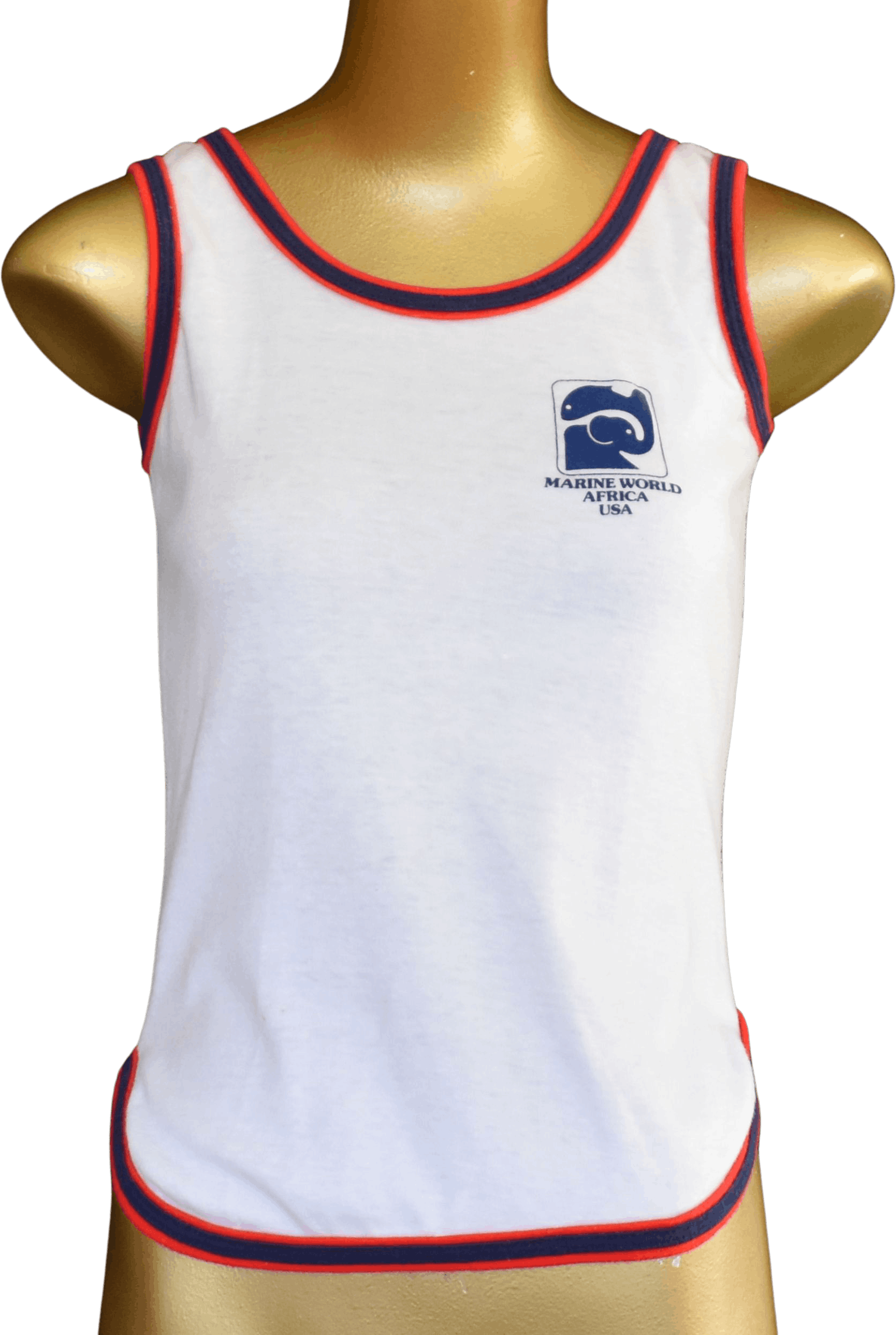 Vintage 80's Marine World Tank Top by Collegiate Pacific | Shop THRILLING