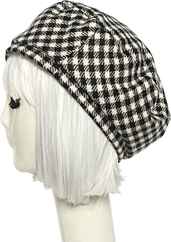 Vintage Checkered Wool Beret Hat | Shop THRILLING