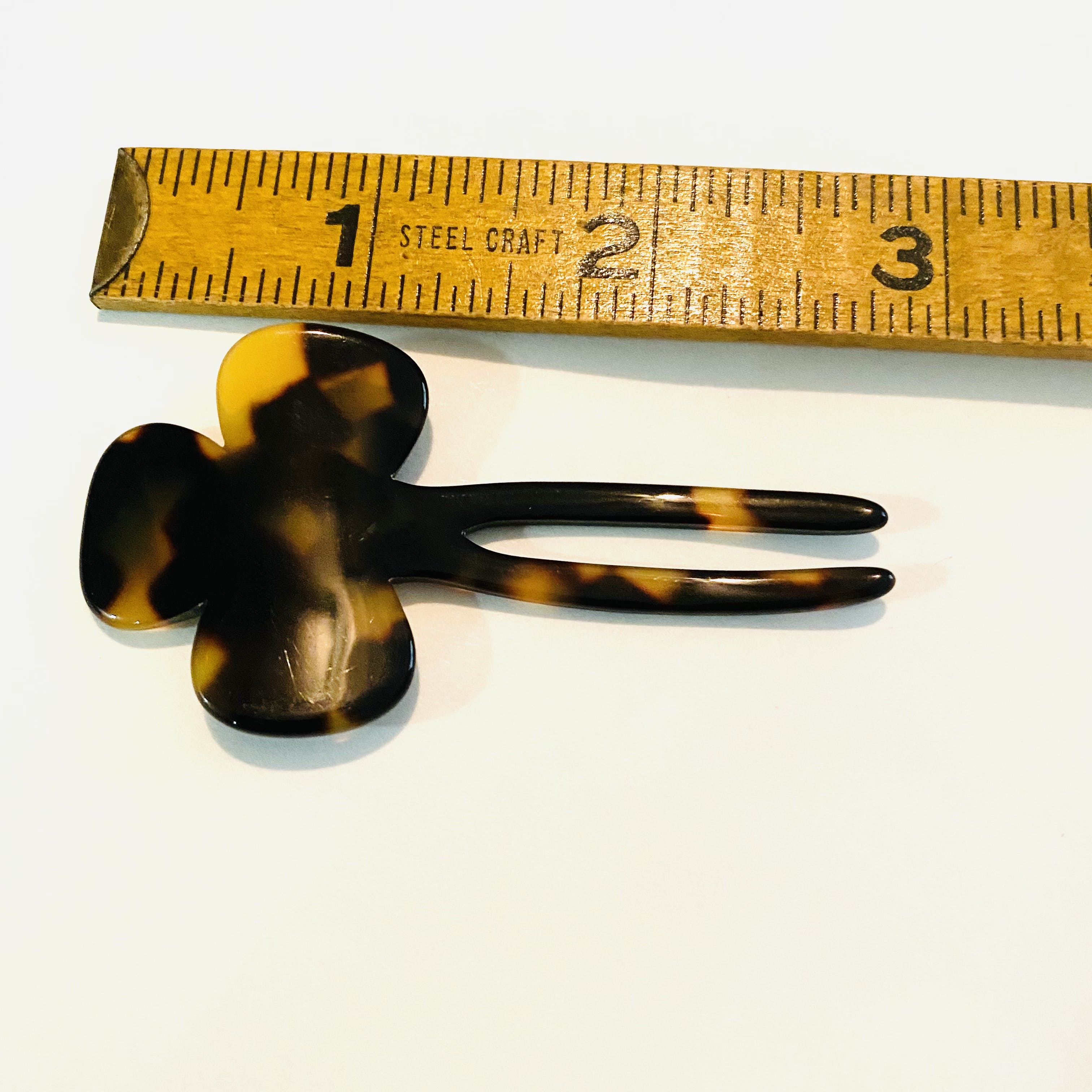 Vintage French Hair Pick Clover Design | Shop THRILLING