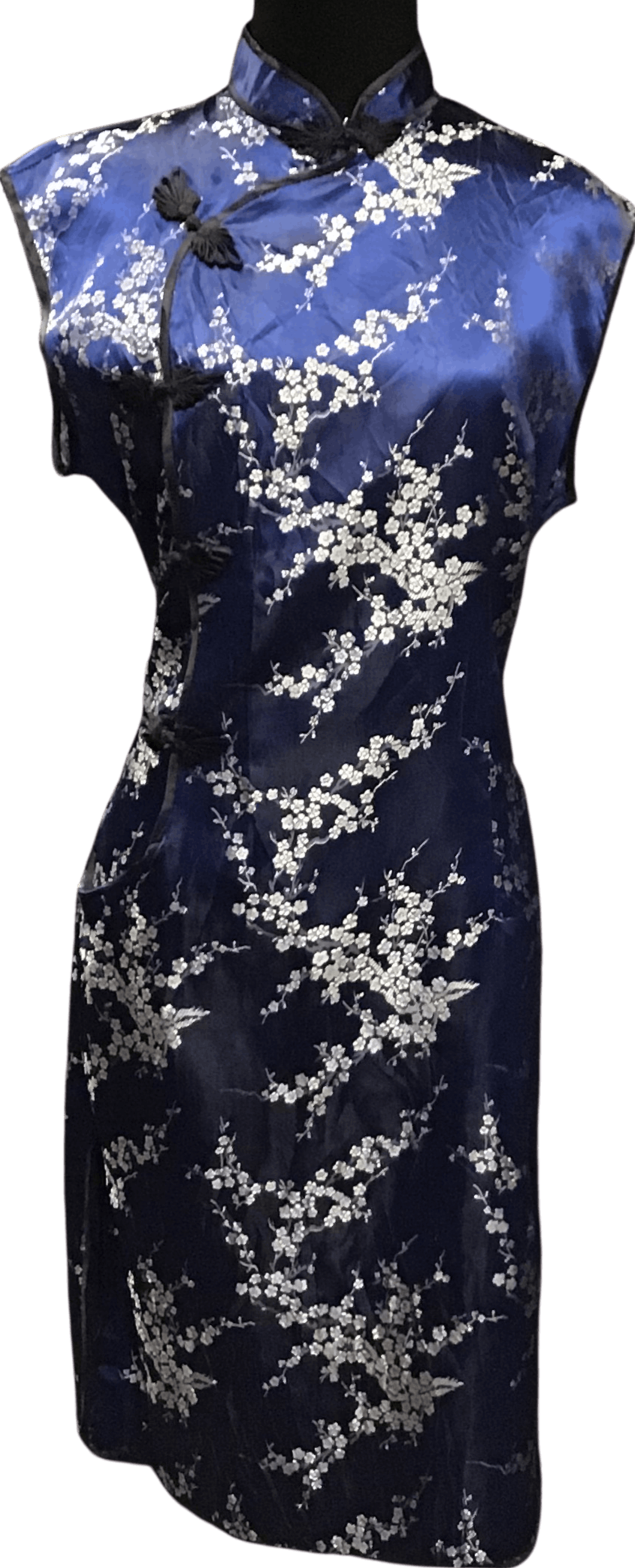 Vintage 90's Sleeveless Brocade Cheongsam Dress | Shop THRILLING