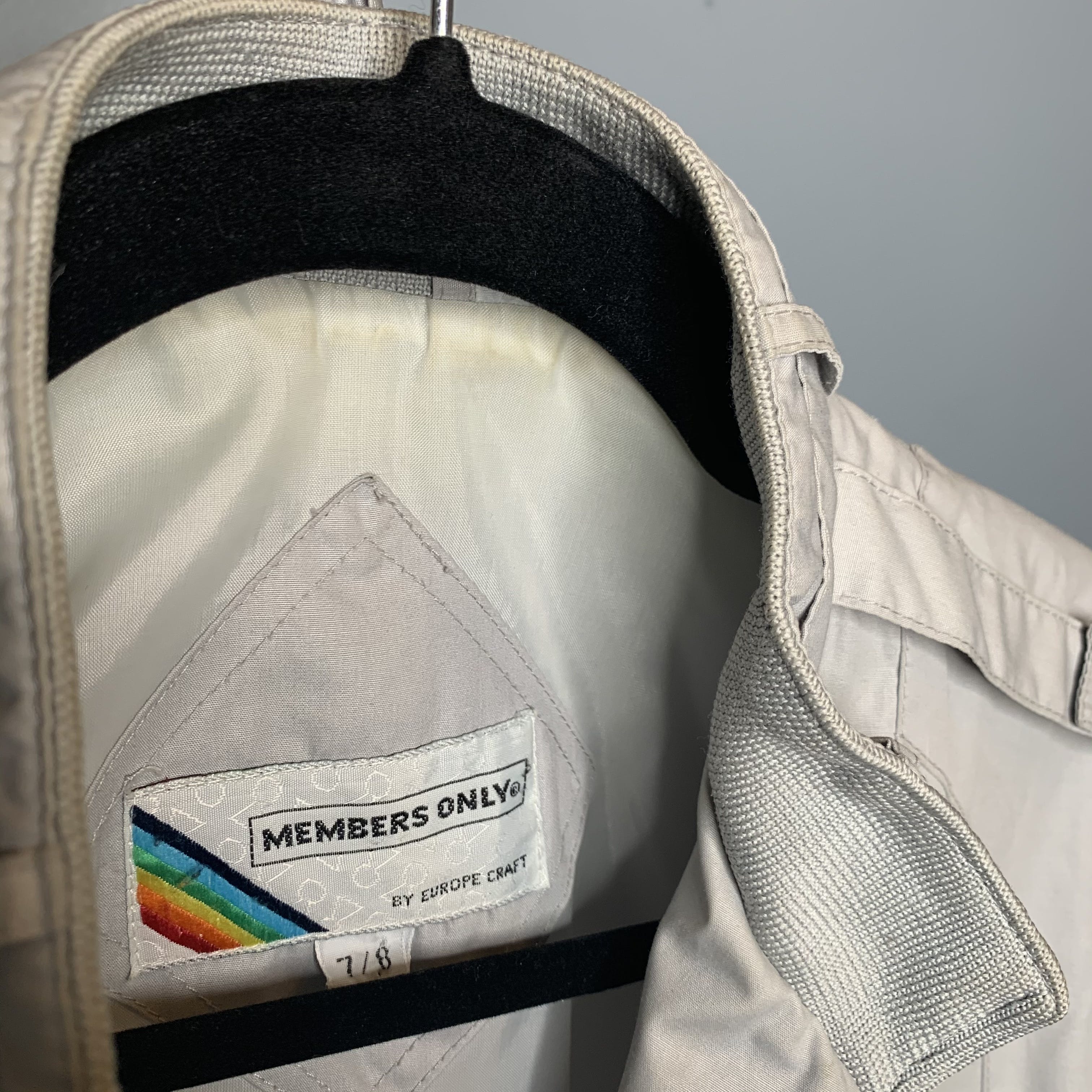 Vintage Gray Jacket by Members Only | Shop THRILLING