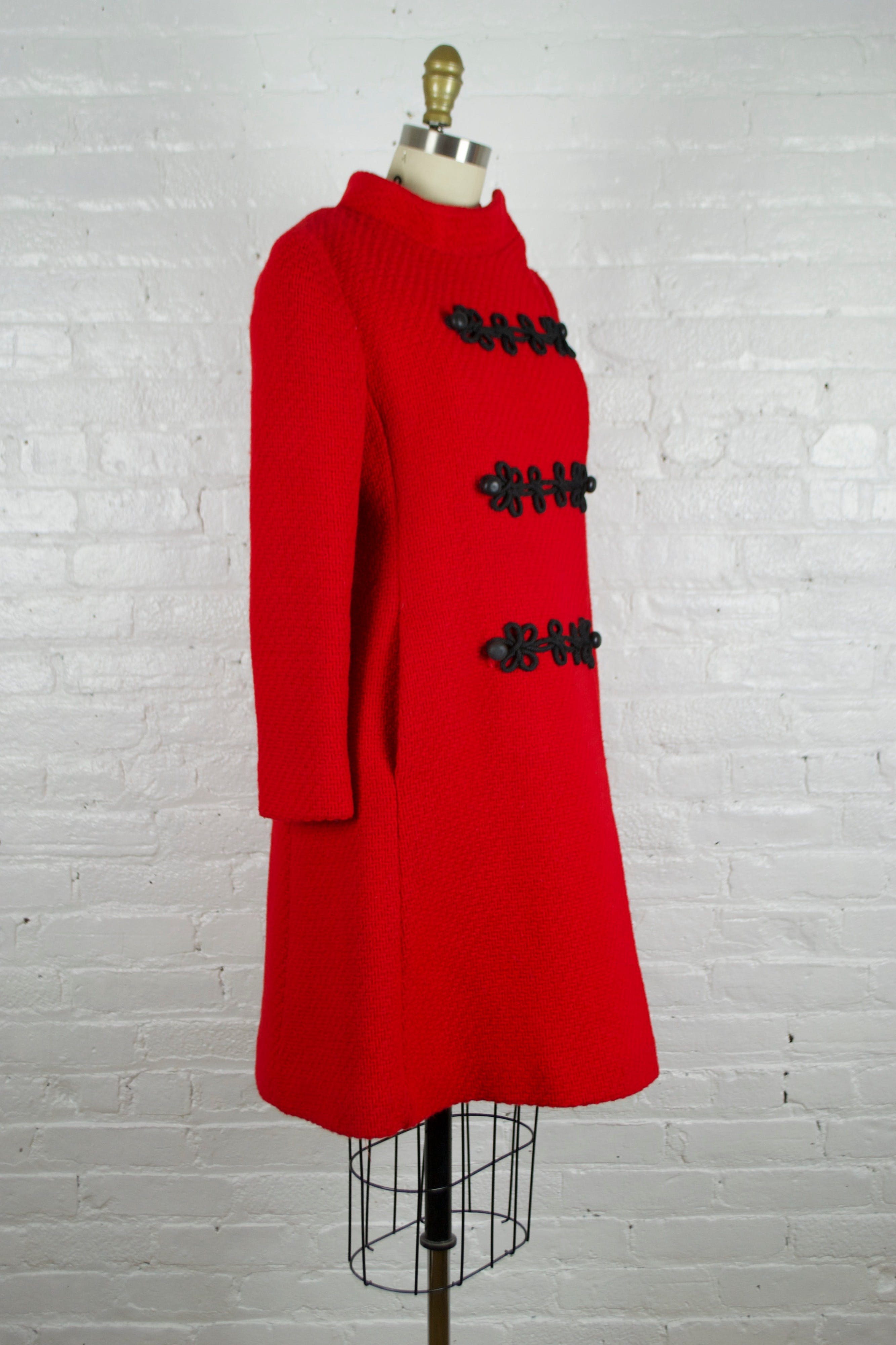 Vintage 60's Red Wool Coat | Shop THRILLING