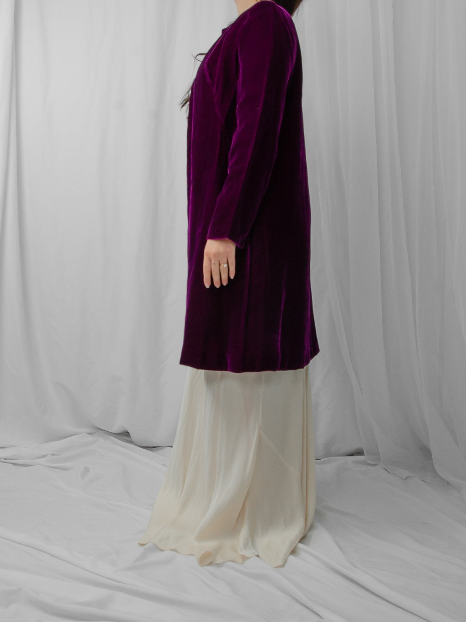 Vintage 60s Mod Plum Velvet Jacket | Shop THRILLING