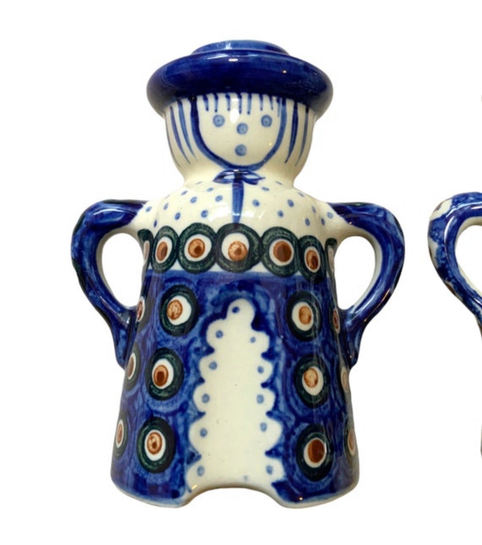 Vintage 50s/60s Polish Pottery Candlesticks Boleslawiec By Ceramika ...