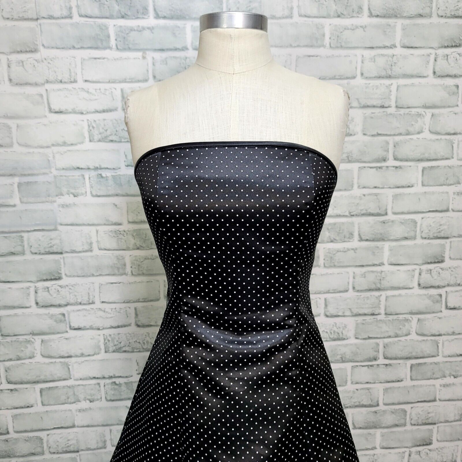 Vintage 90s Polka Dot Strapless Mini Prom Dress By Gunne Sax Jessica ...
