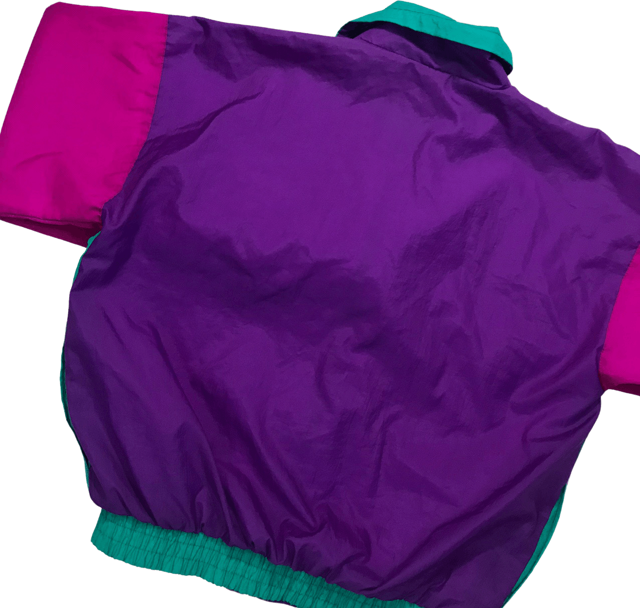 Vintage 90's Bright Colorblock Track Jacket | Shop THRILLING