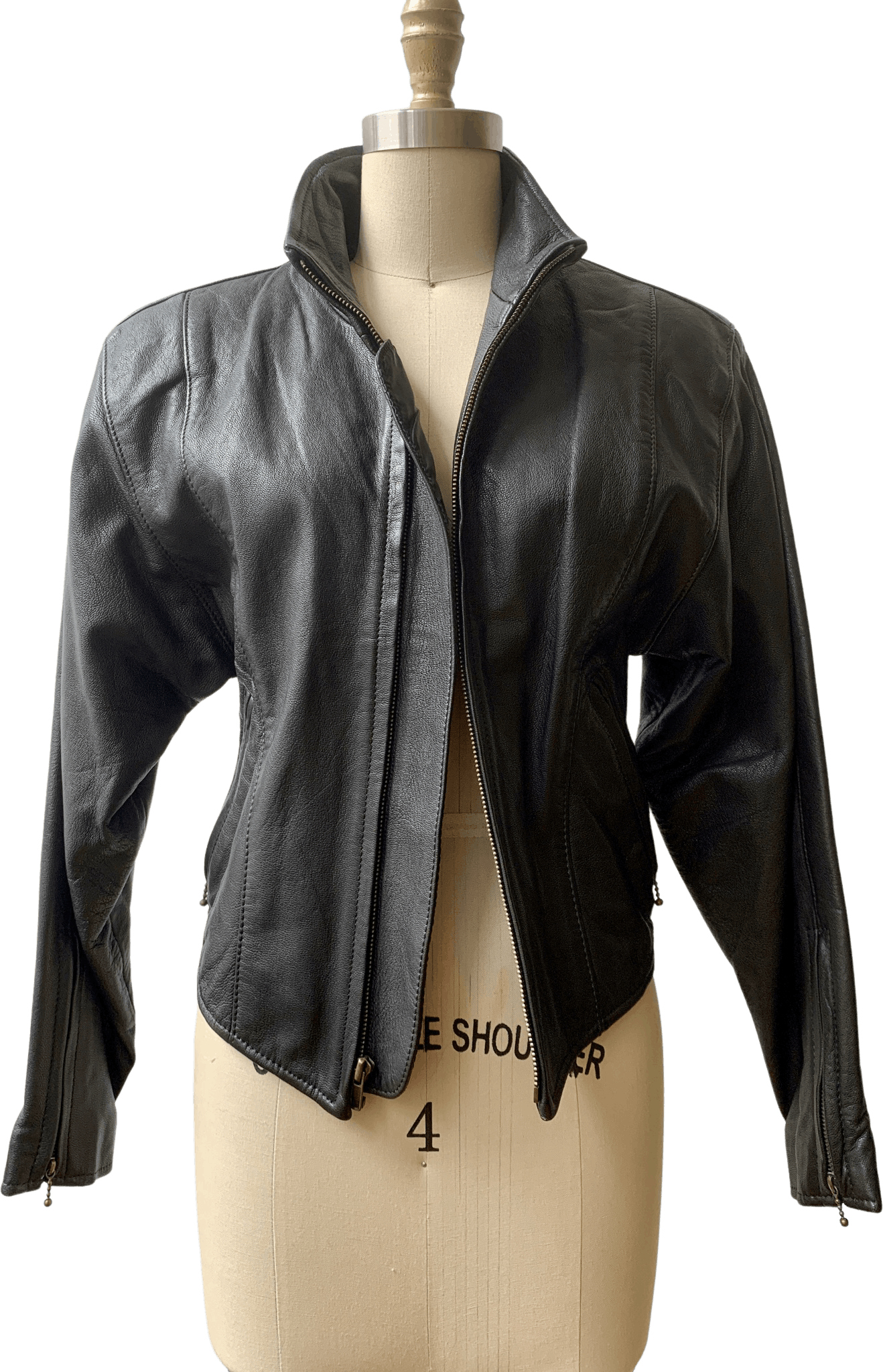Vintage 80's Cropped Leather Jacket | Shop THRILLING