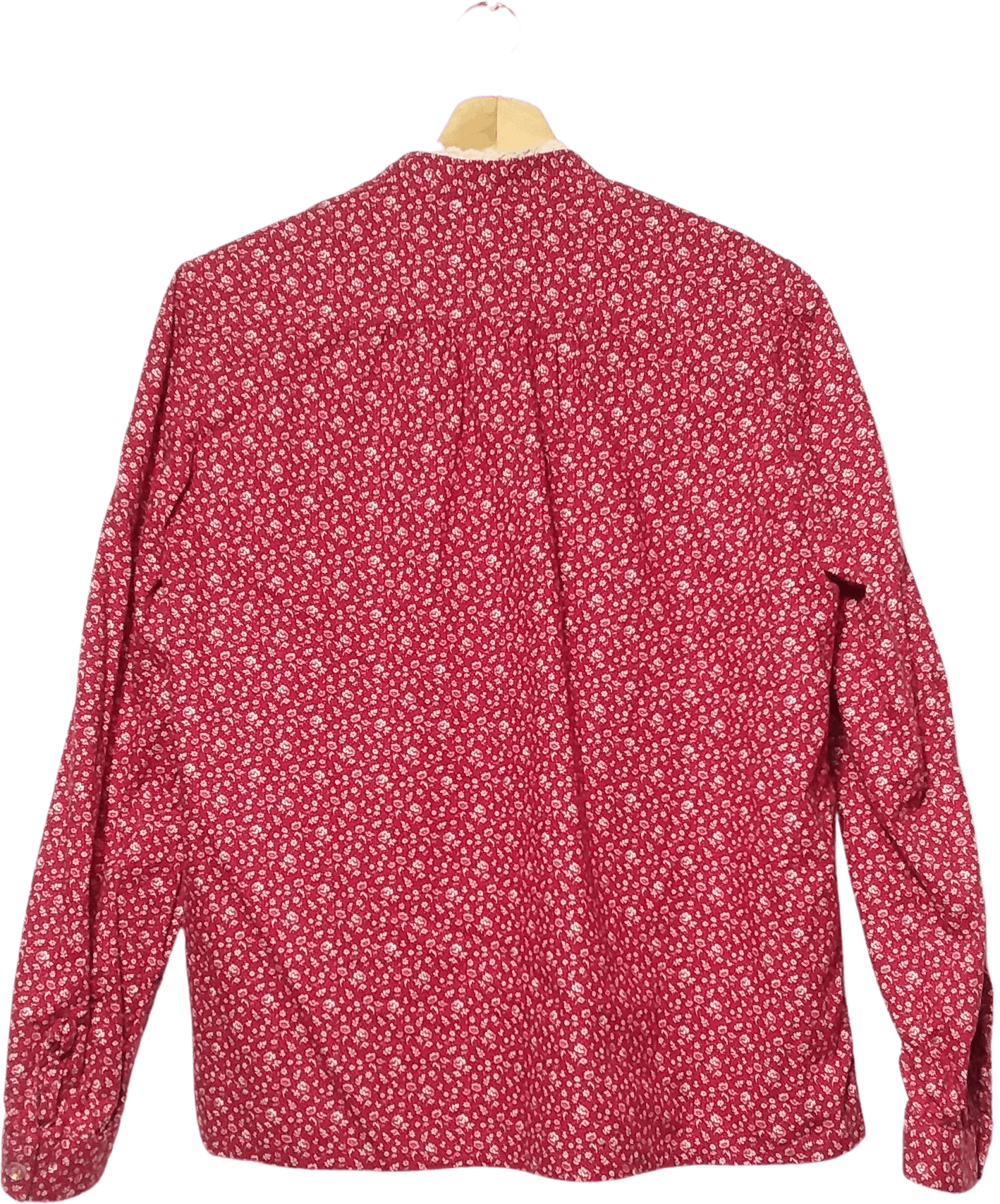 Vintage Prairie Cottagecore Ditsy Red Floral Blouse | Shop THRILLING