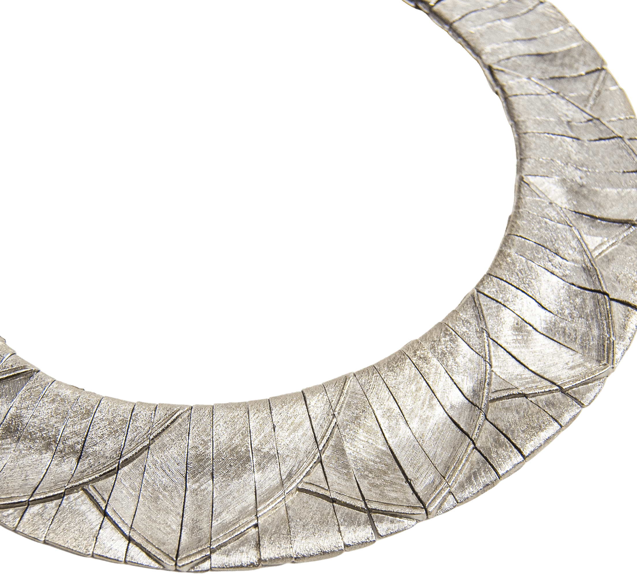 Vintage 80's/90's Chunky Silver Bib Necklace | Shop THRILLING