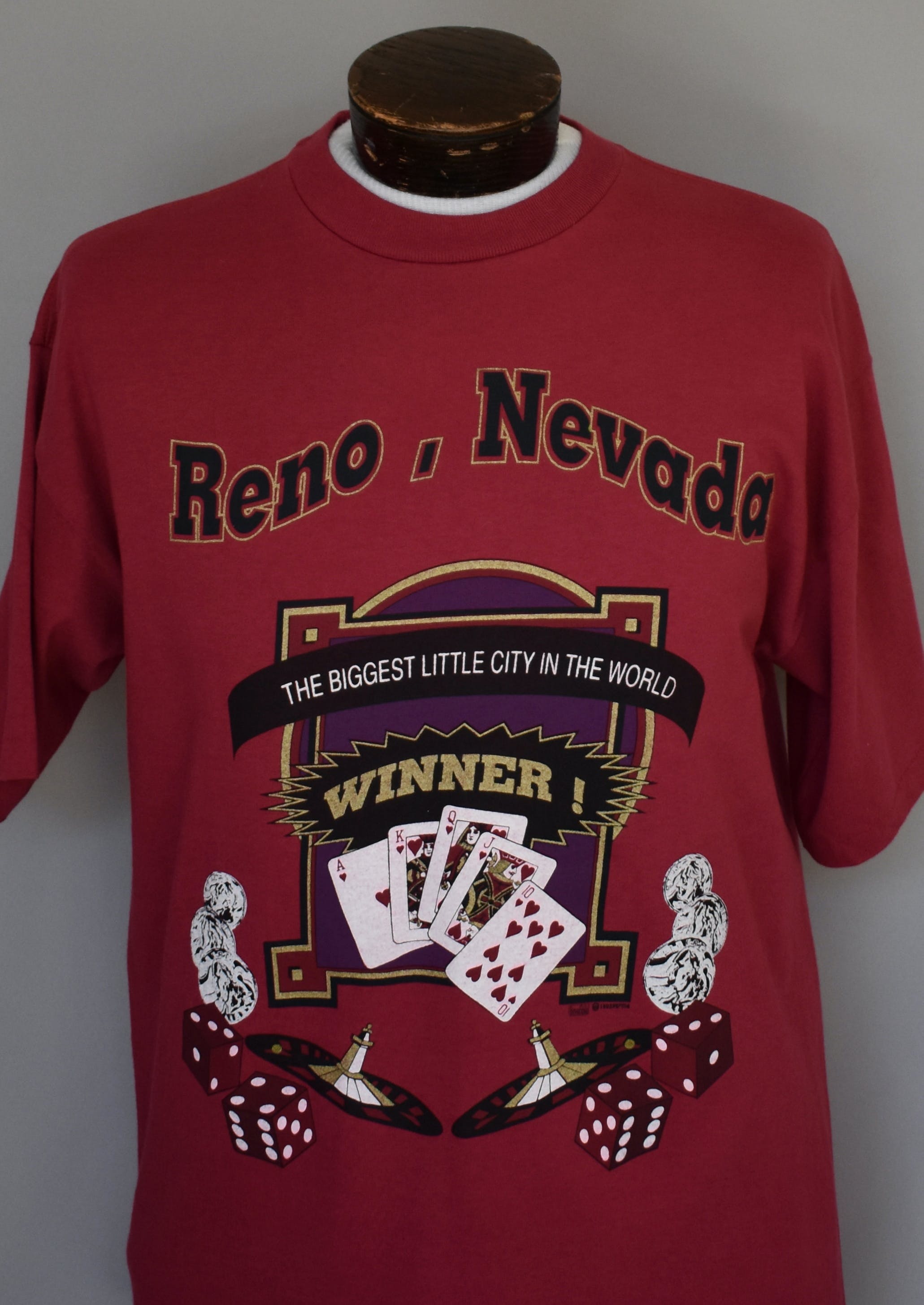 Vintage 90's Reno Nevada Winner Tee by Signal Sports | Shop THRILLING
