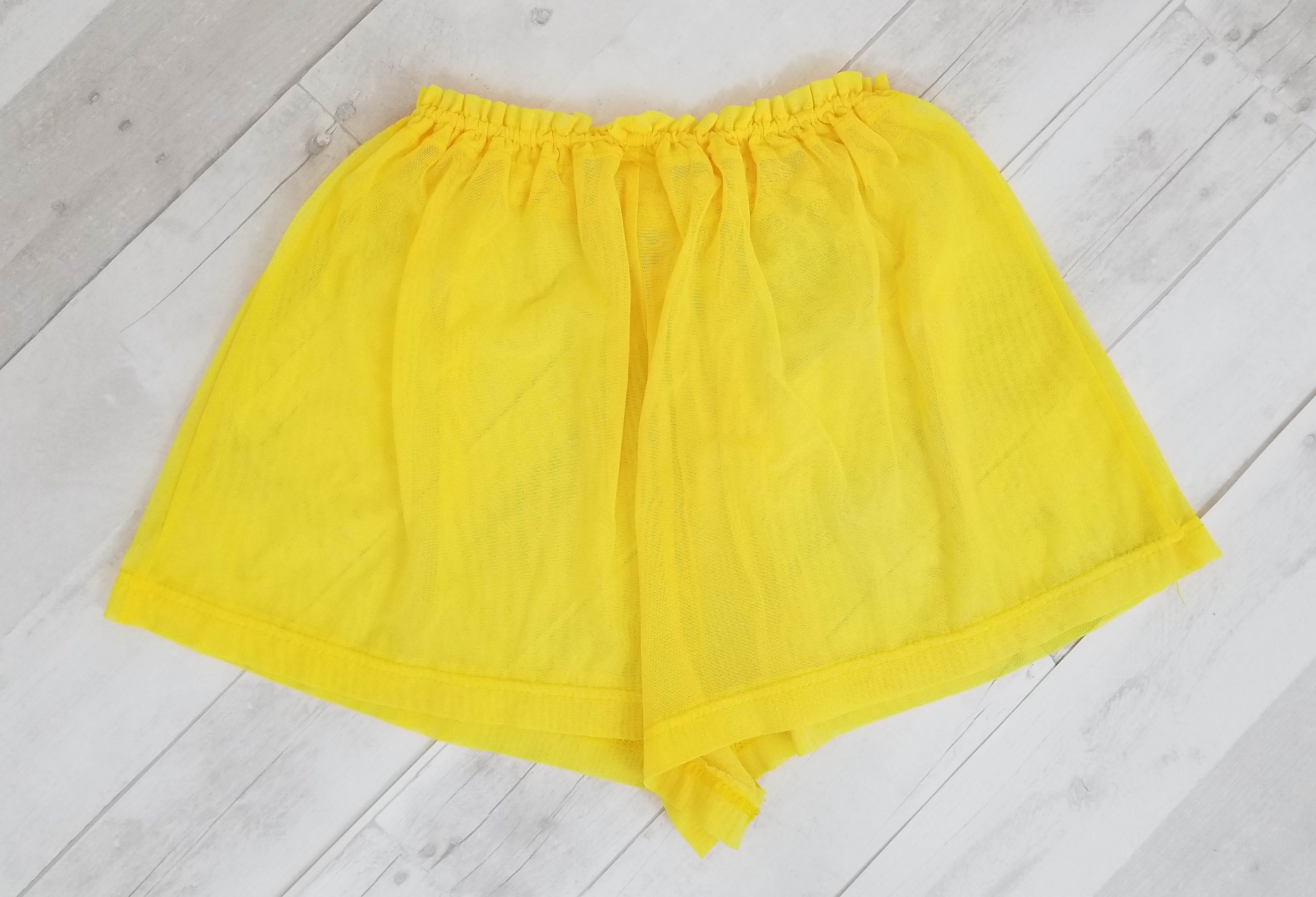 Vintage 80's Neon Yellow Mesh Beach Shorts | Shop THRILLING