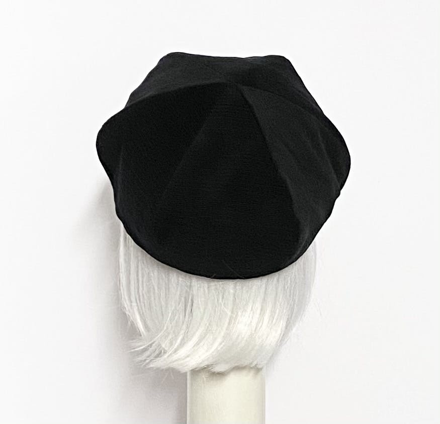Vintage Black Velvet Beret Hat | Shop THRILLING