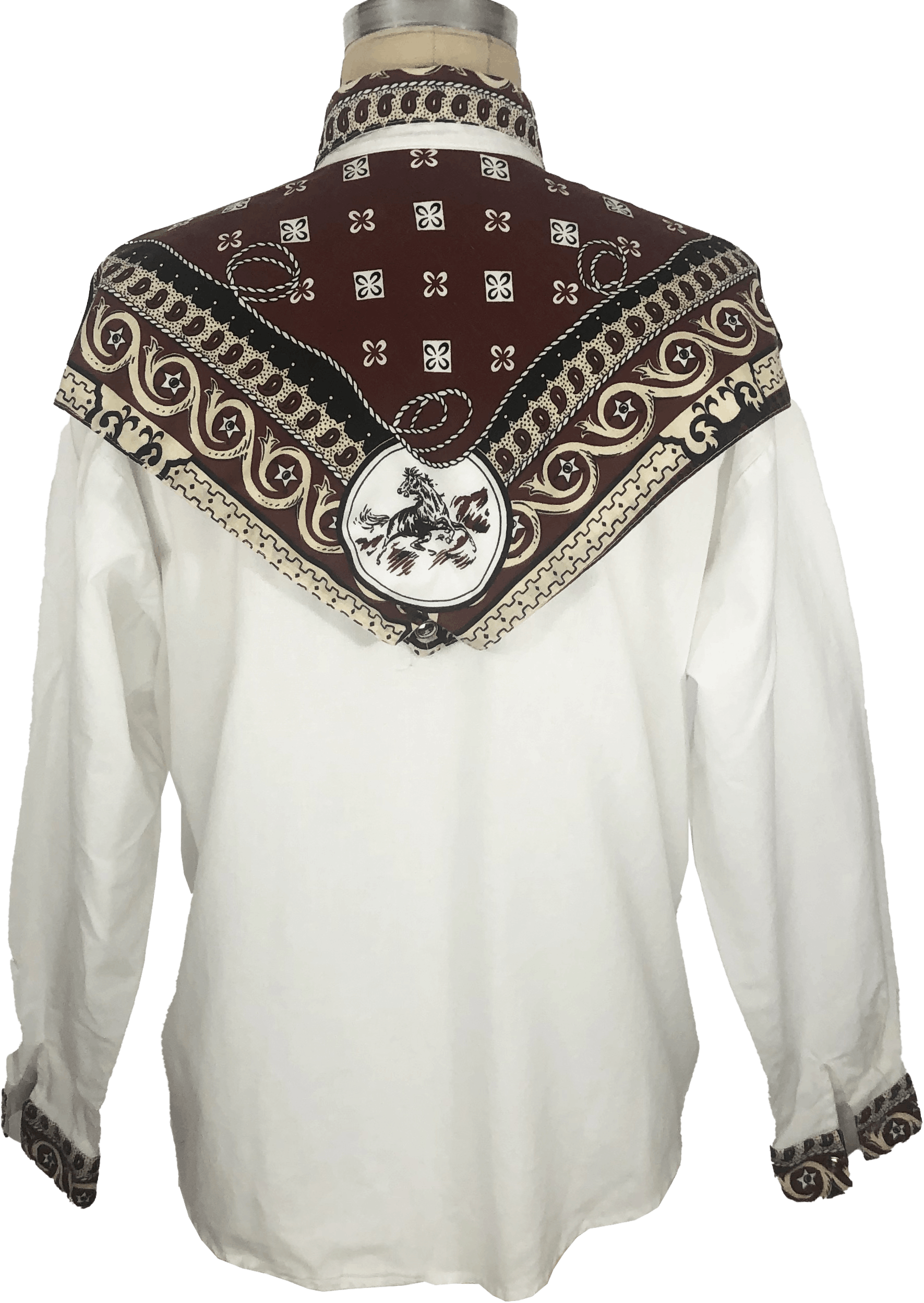 Vintage 90's Multipanel Printed Western Shirt by Rough Rider | Shop ...
