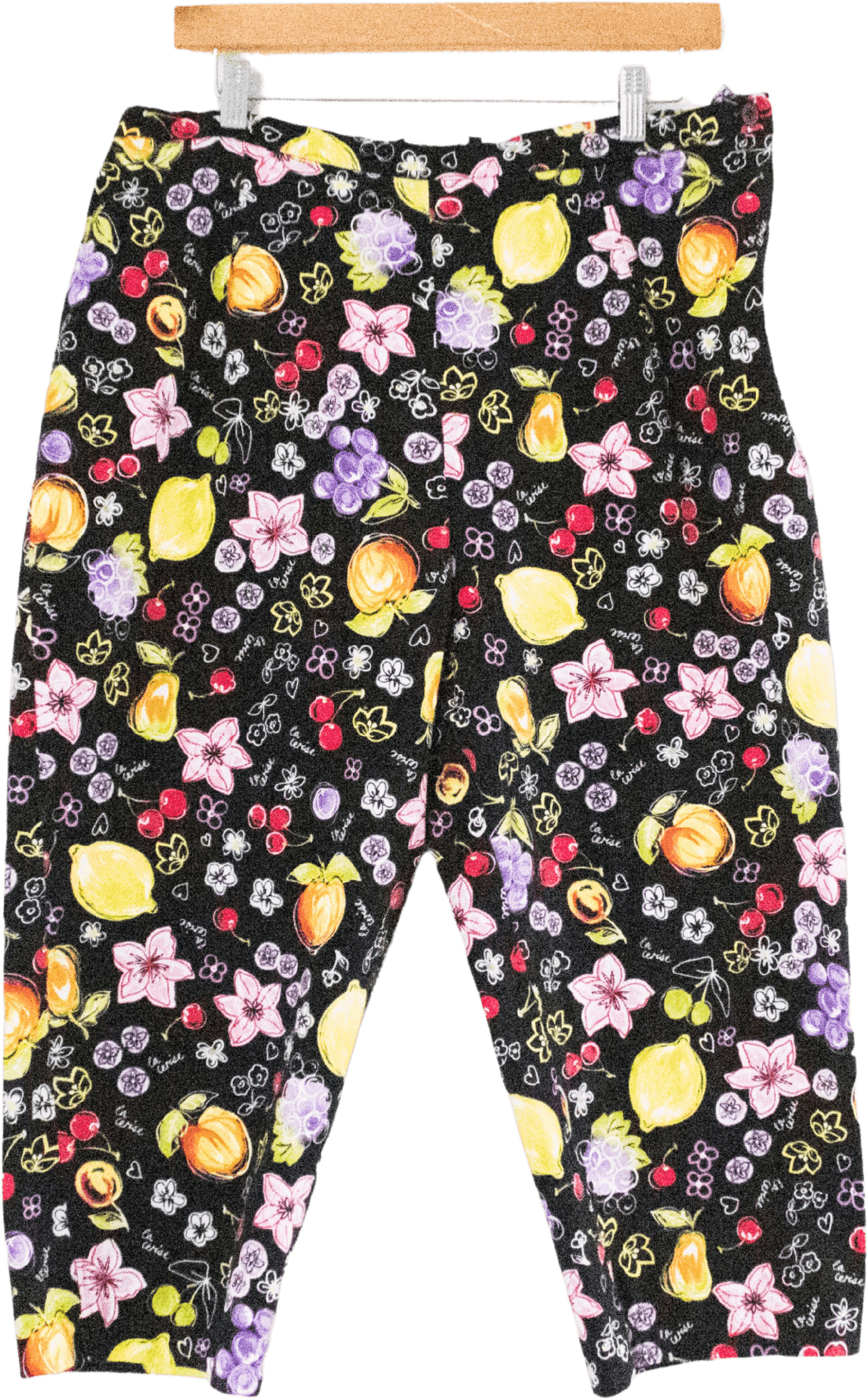 Vintage 90’s Does 50’s Cropped Fruit Print Pants by Briggs New York ...