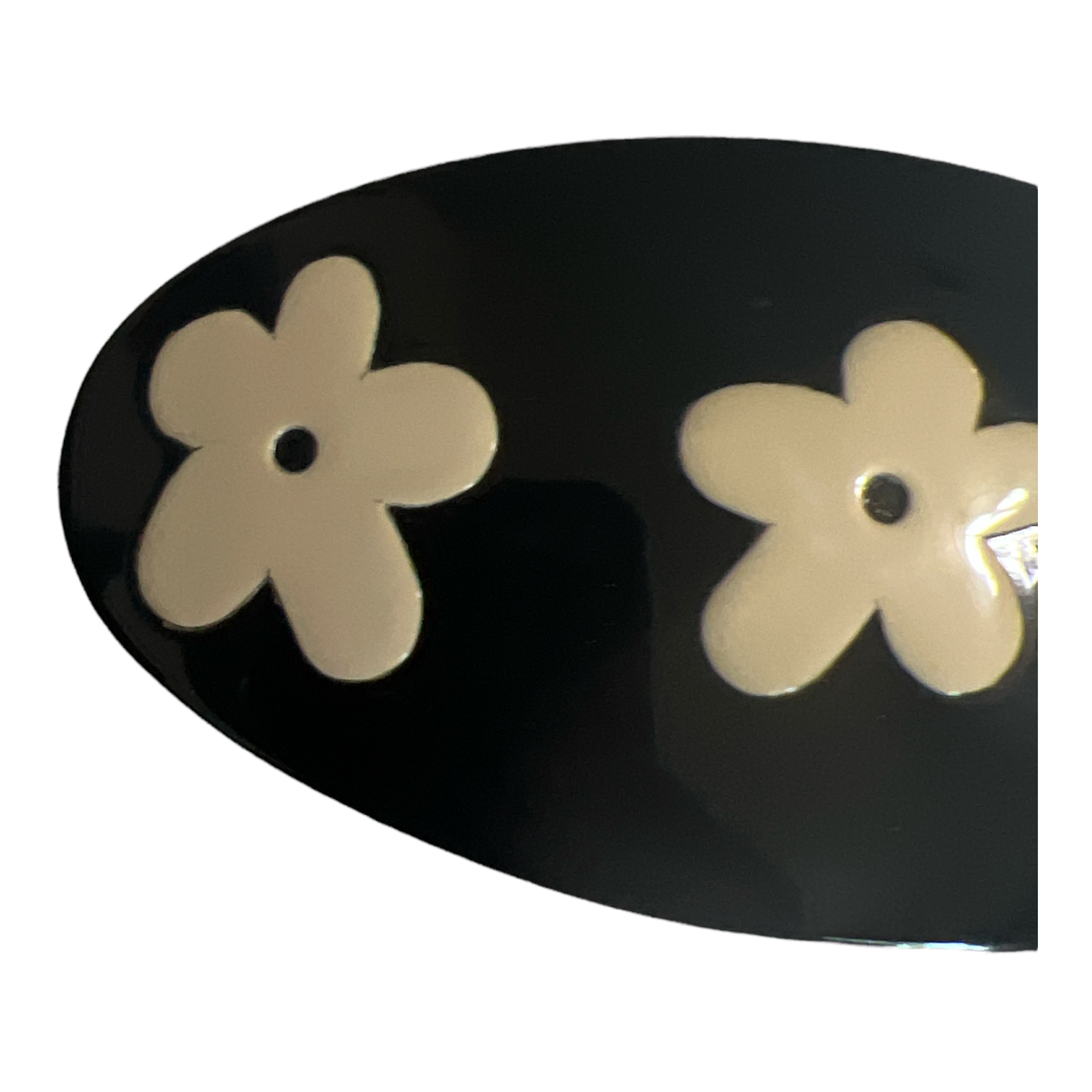 80s Flower Power Mod Look Vintage French Barrette | Shop THRILLING