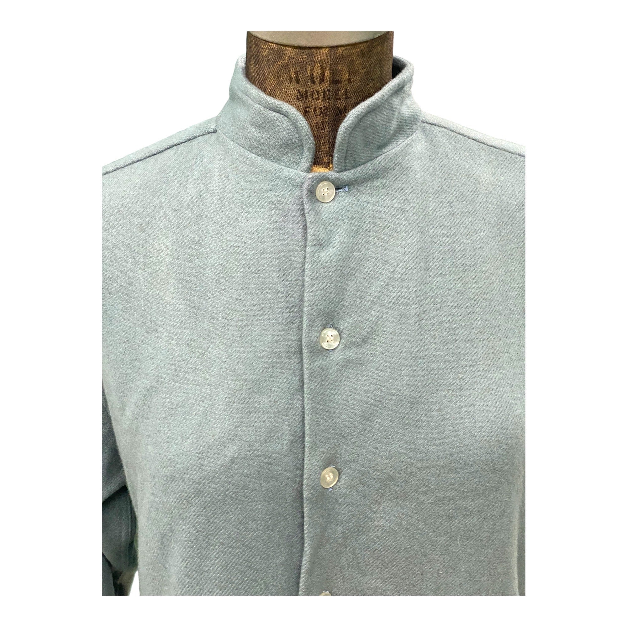 Vintage 70s 60s Pierre Cardin Mod Blue Wool Blouse Med. By Piere Cardin ...