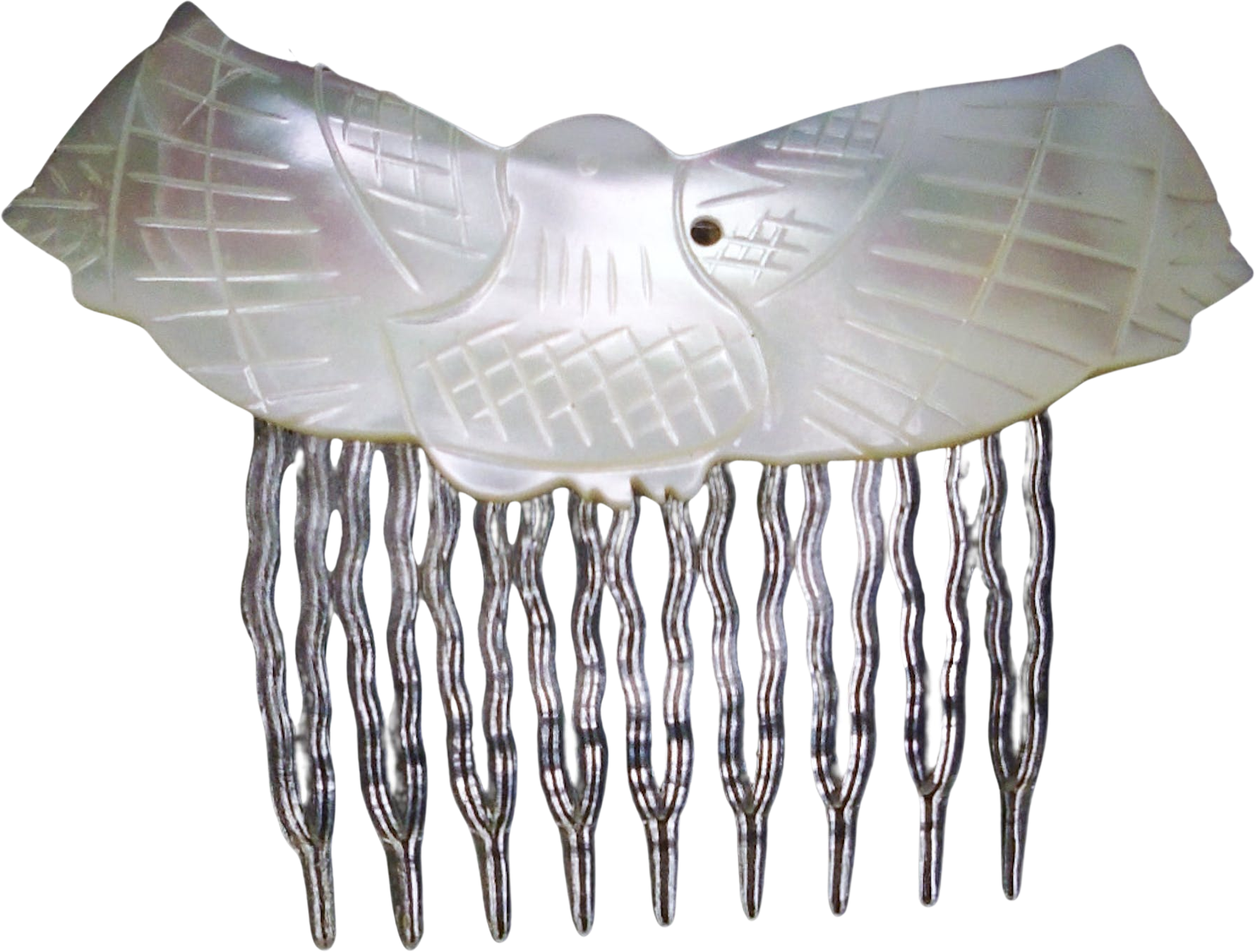 Vintage 50s/60s Mother Of Pearl Hair Comb, Decorative Accessory | Shop ...