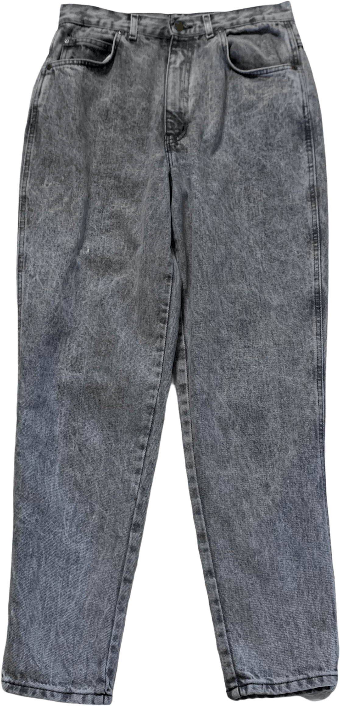 Vintage 80's/90's Stonewashed Black Gray Jeans by Chic | Shop THRILLING