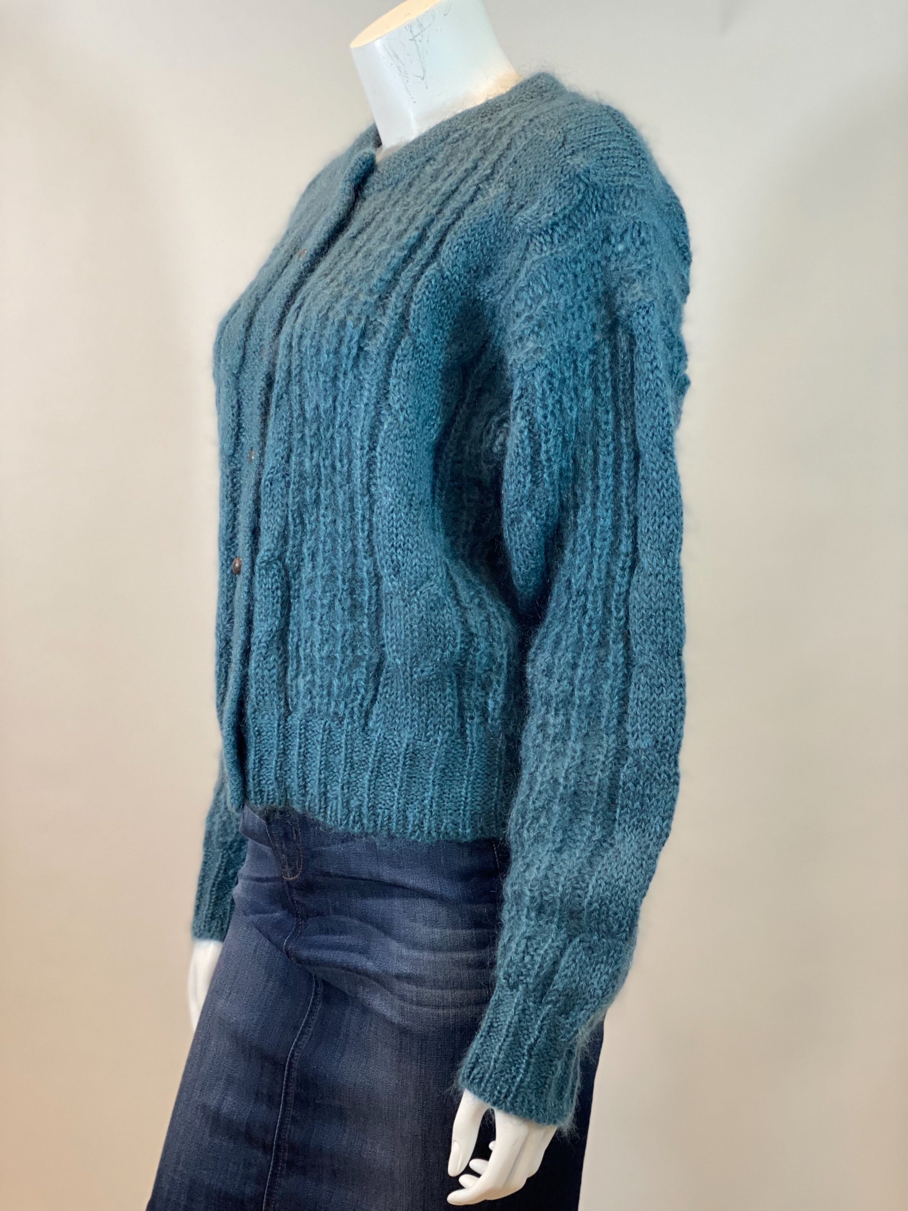 Vintage Ice Blue Wool Cardigan by Forenza | Shop THRILLING