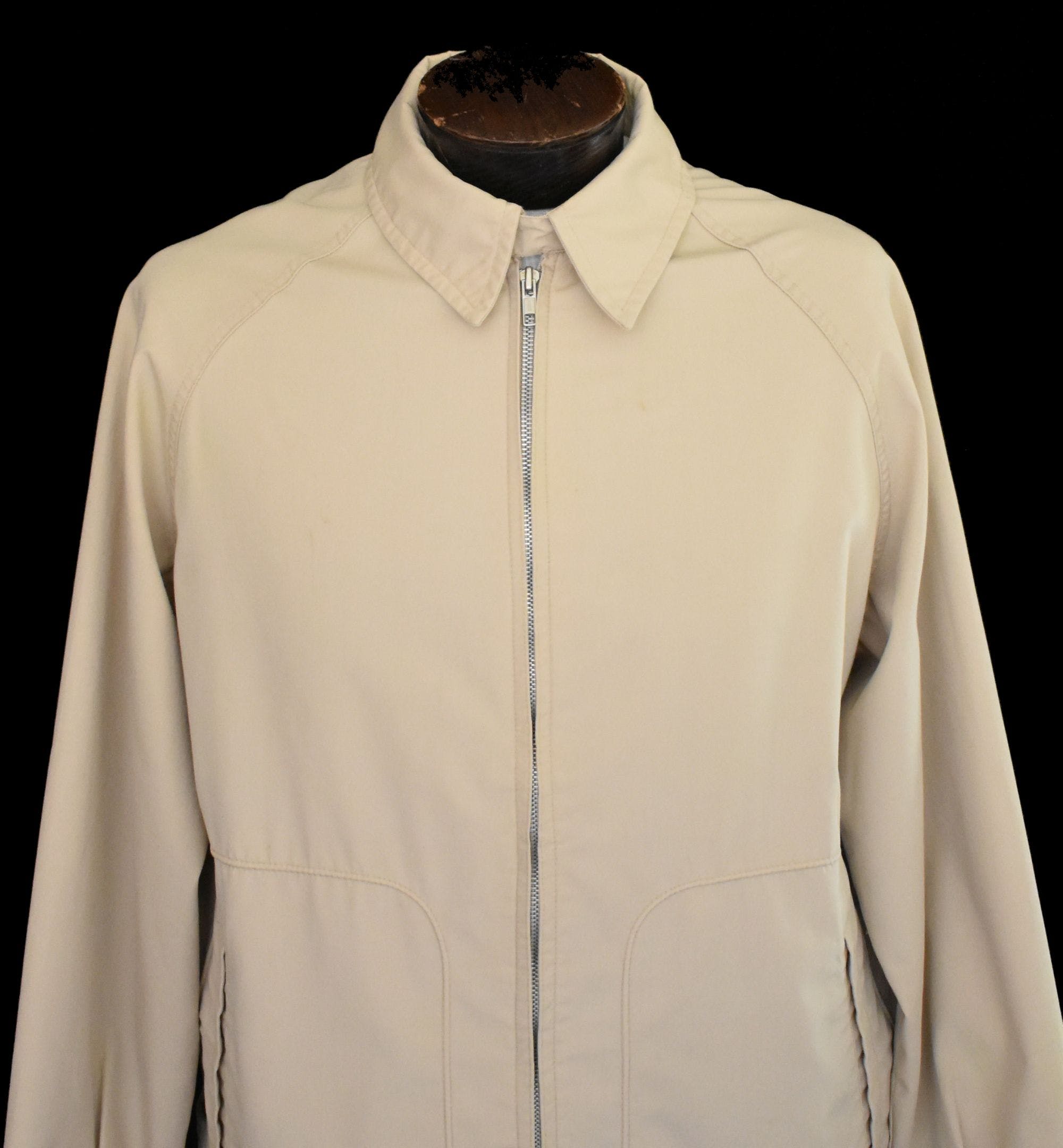 Vintage 90's Khaki Lightweight Dad Jacket by Mcgregor | Shop THRILLING