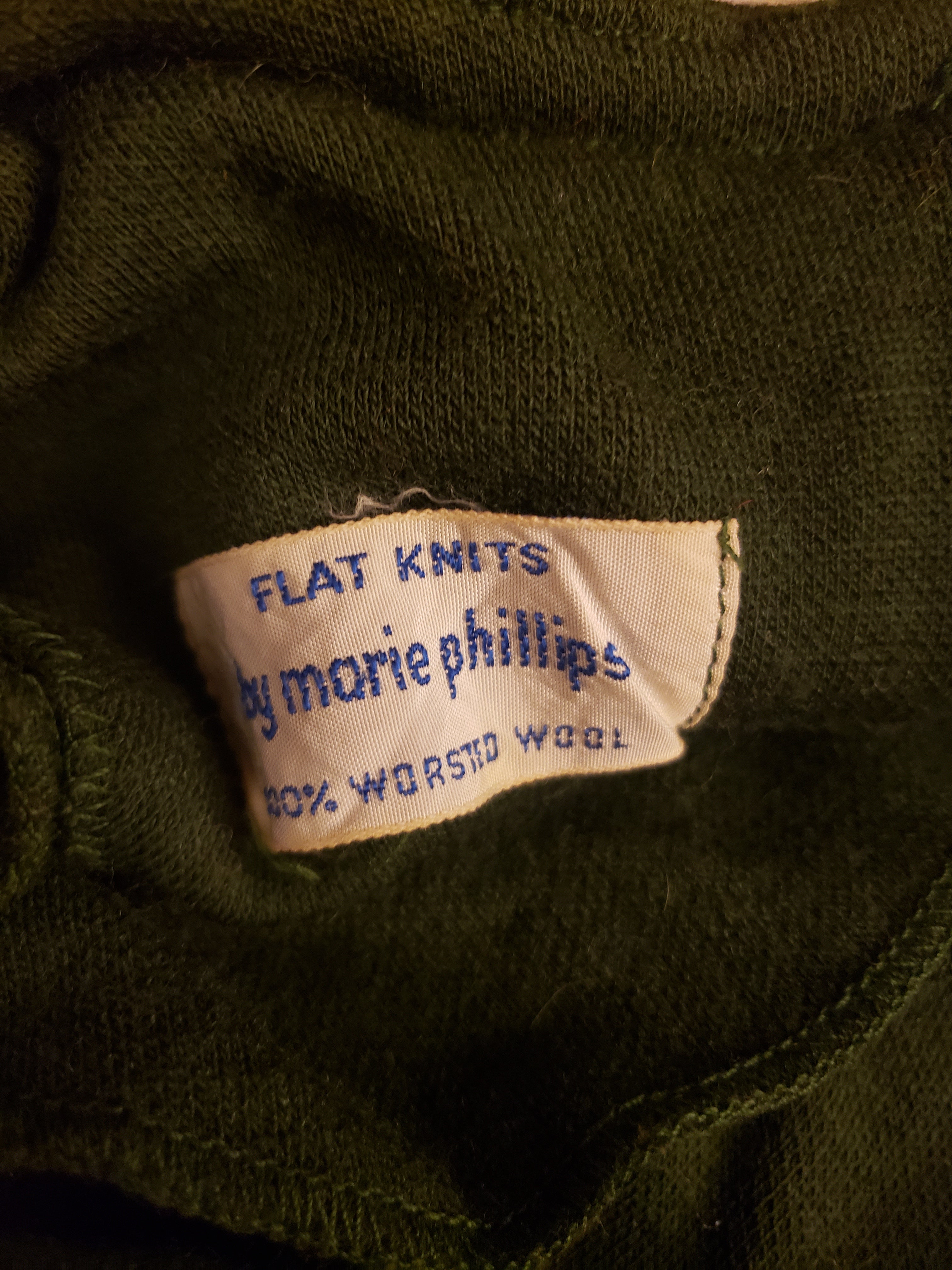 Vintage 60s Green Worsted Wool Dress With Jacket By Marie Phillips ...