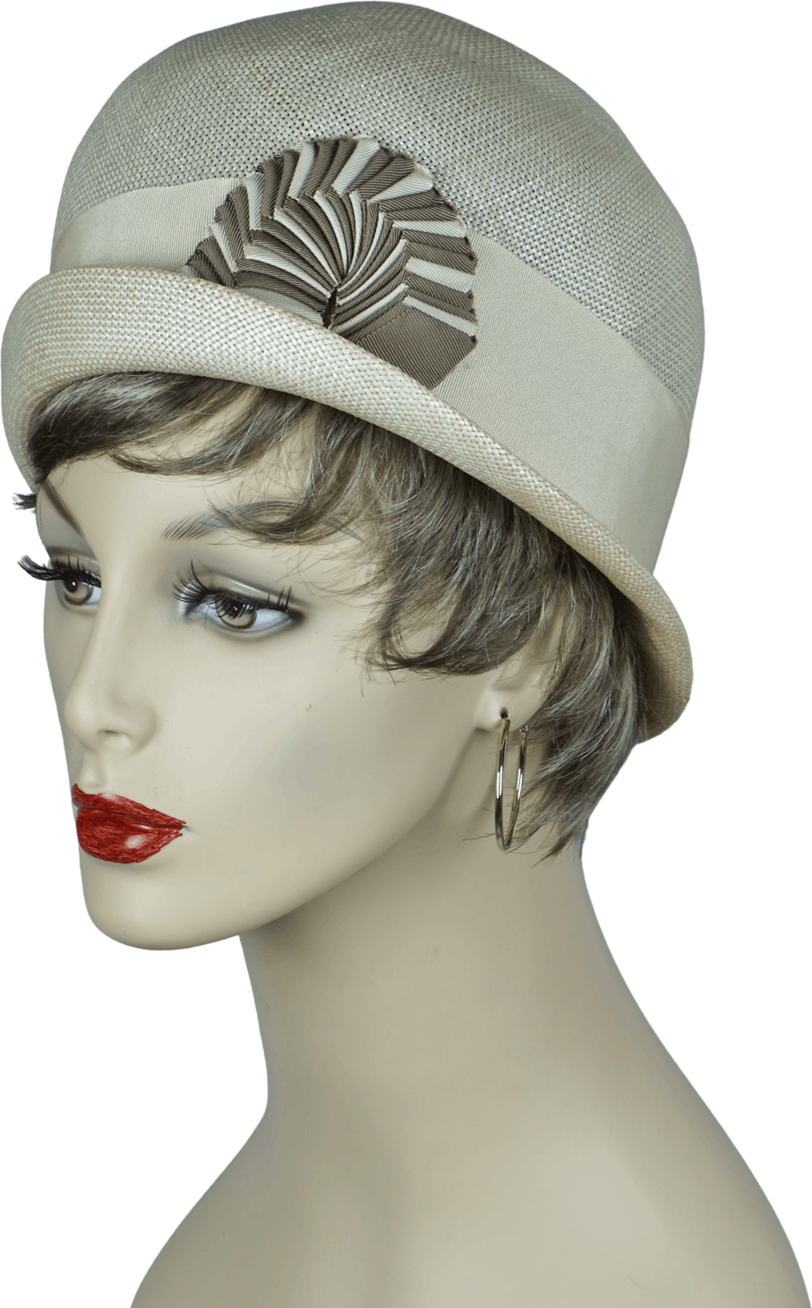 Vintage 60's Ivory Straw Brimmed Cloche Style Hat by Coronet | Shop ...