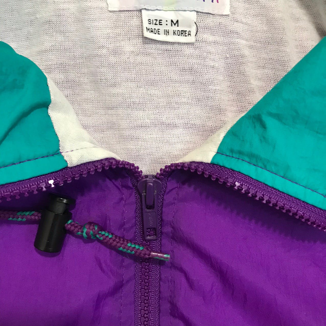 Vintage 90's Bright Colorblock Track Jacket | Shop THRILLING